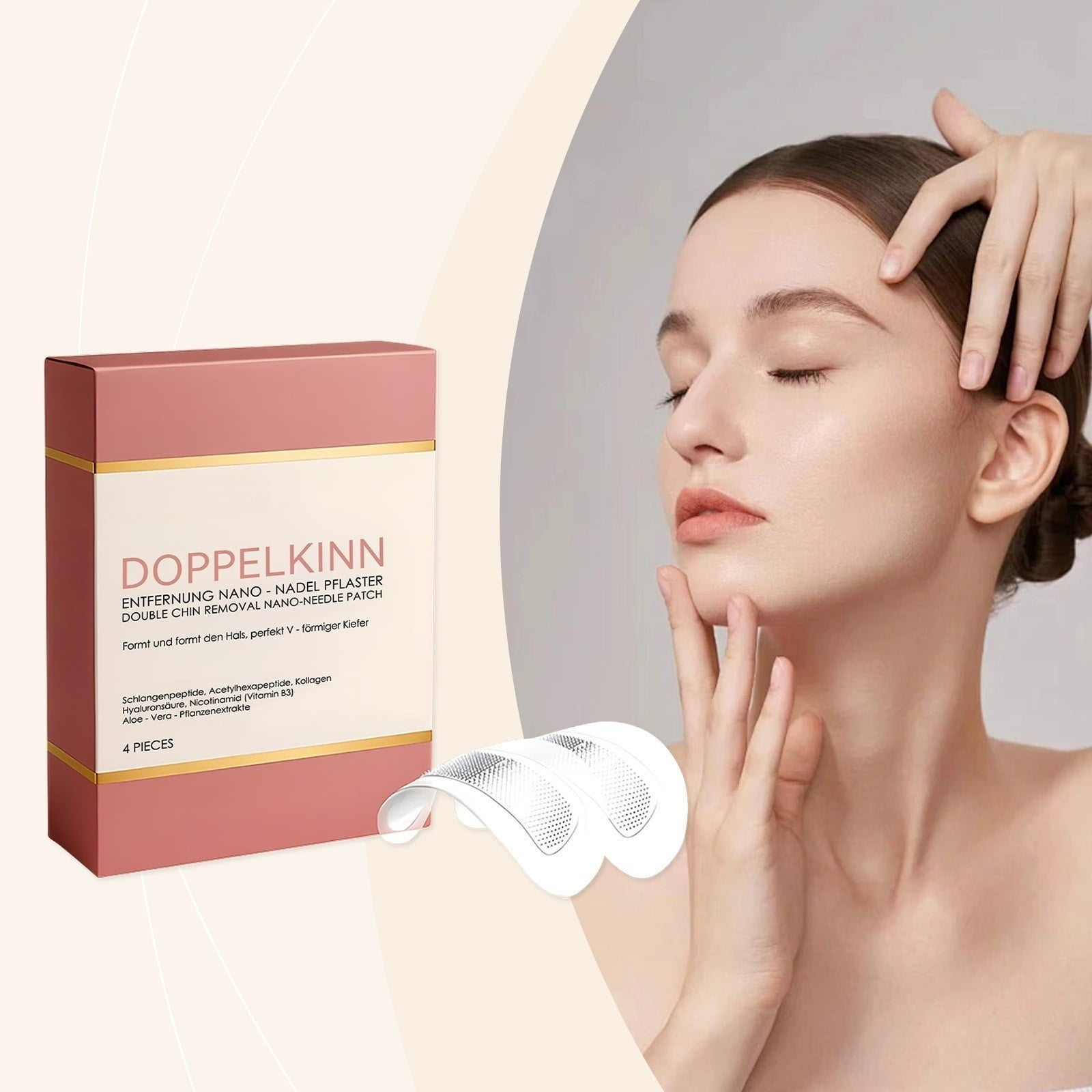 WWjing Nano Microneedle Double Chin Firming Patch Shaping and Lifting ...