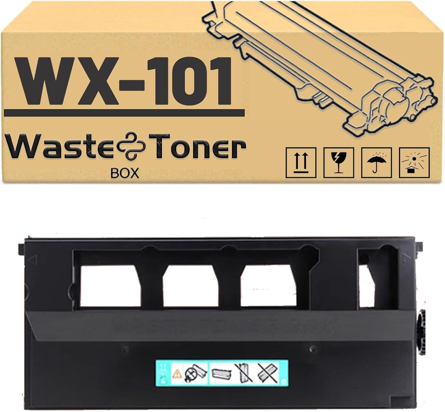 WX-101 WX101 Waste Toner Box Compatible for Konica Minolta Bizhub C220 ...