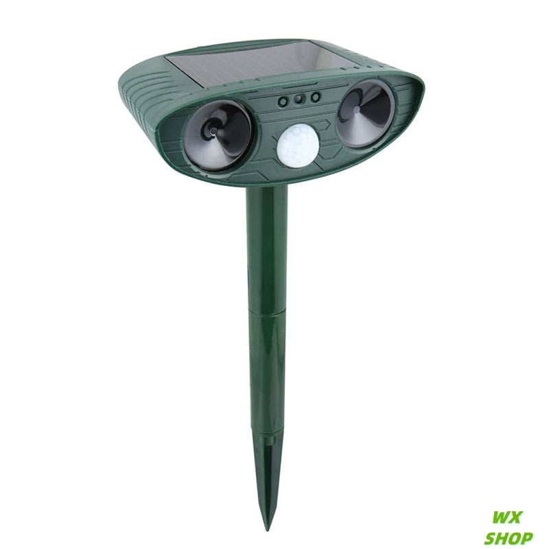 WX SHOP Solar Pet Repellent with Infrared Sensor - a deterrent for cats ...