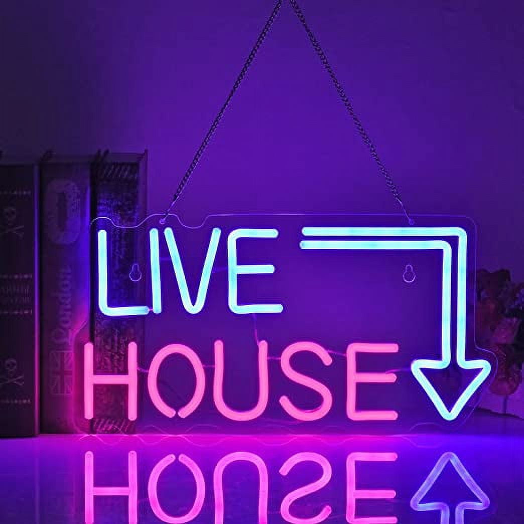 WX YH Live House LED Neon Light Signs USB Power For Music Studio Home WX YH Live House LED Neon Light Signs USB Power For Music Studio Home