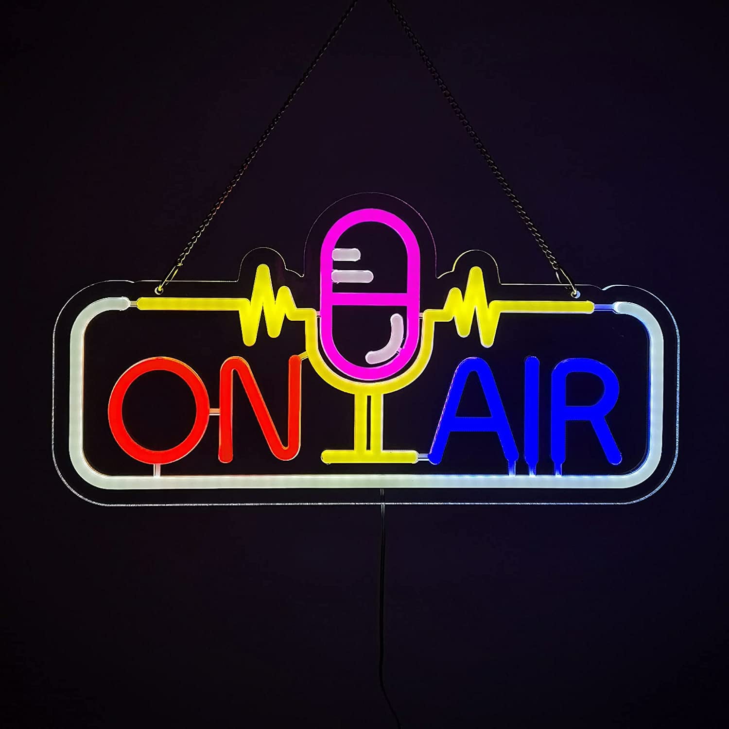 WX&YH ON AIR LED Neon Light Signs USB Power for Bedroom Home Men's Cave ...