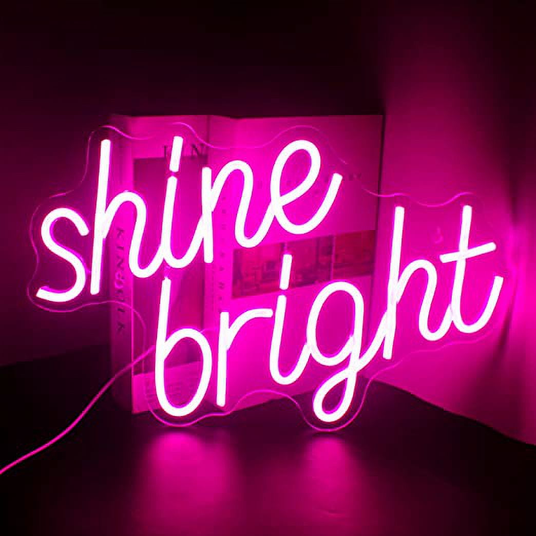 WX&YH Shine Bright LED Neon Light Signs USB Power for Bedroom Home Men ...