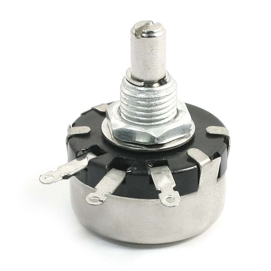 WX110(010) 4.7K Ohm 3 Terminals 6mm Metal Shaft Wire Wound ...