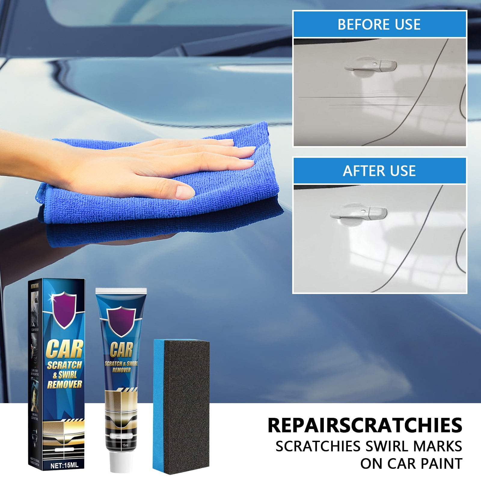 WXC12 Car Scratch Paste For Car Maintenance, Refurbishment, Paint ...