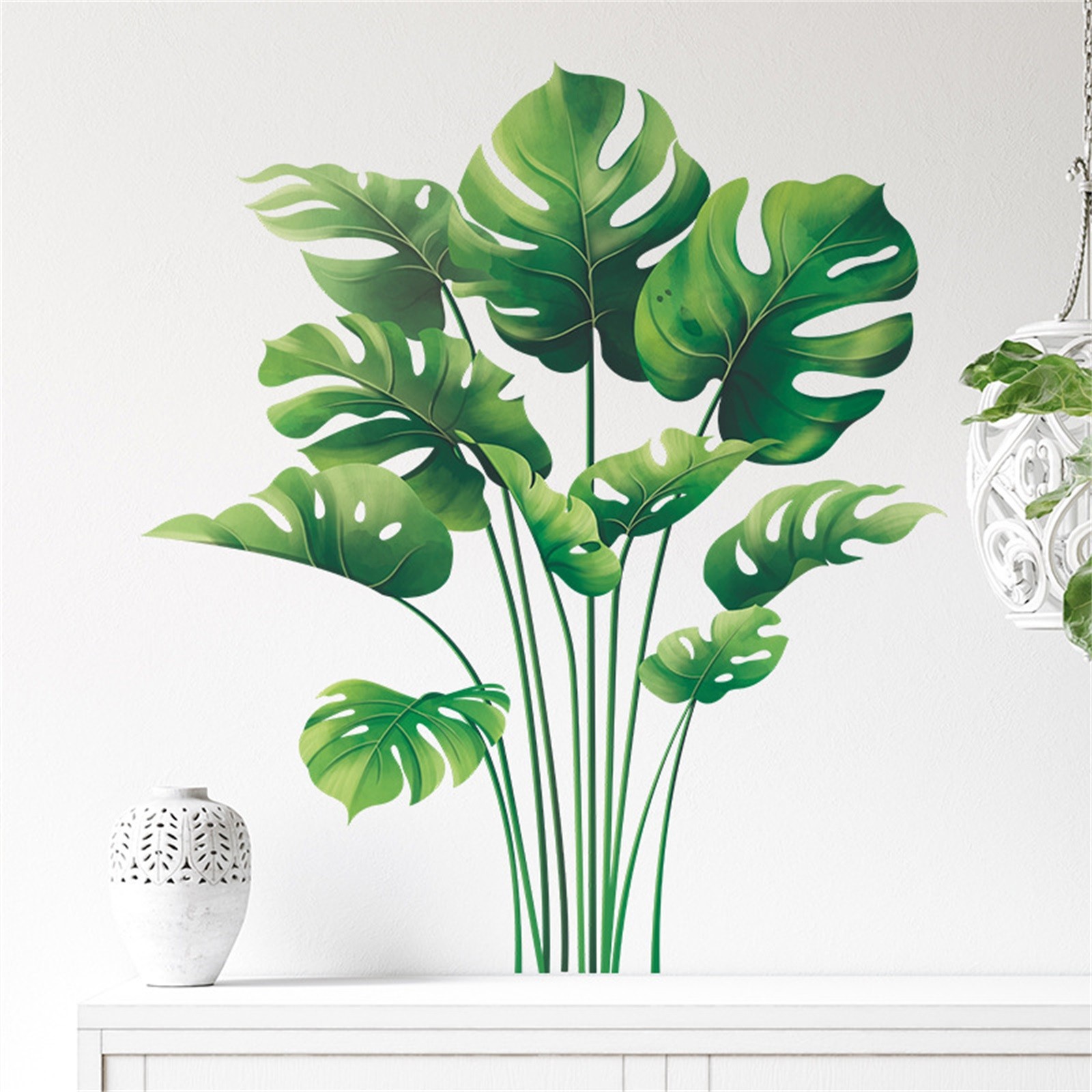 WXC12 DIY Creative Plant Wall Decoration Wall Paste Room Layout Wall Paste - Walmart.com