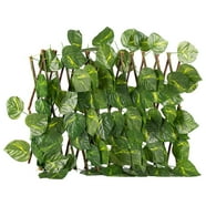 FitBest Simulated Leaf Fence, Artificial Balcony Fence, Garden Rattan ...