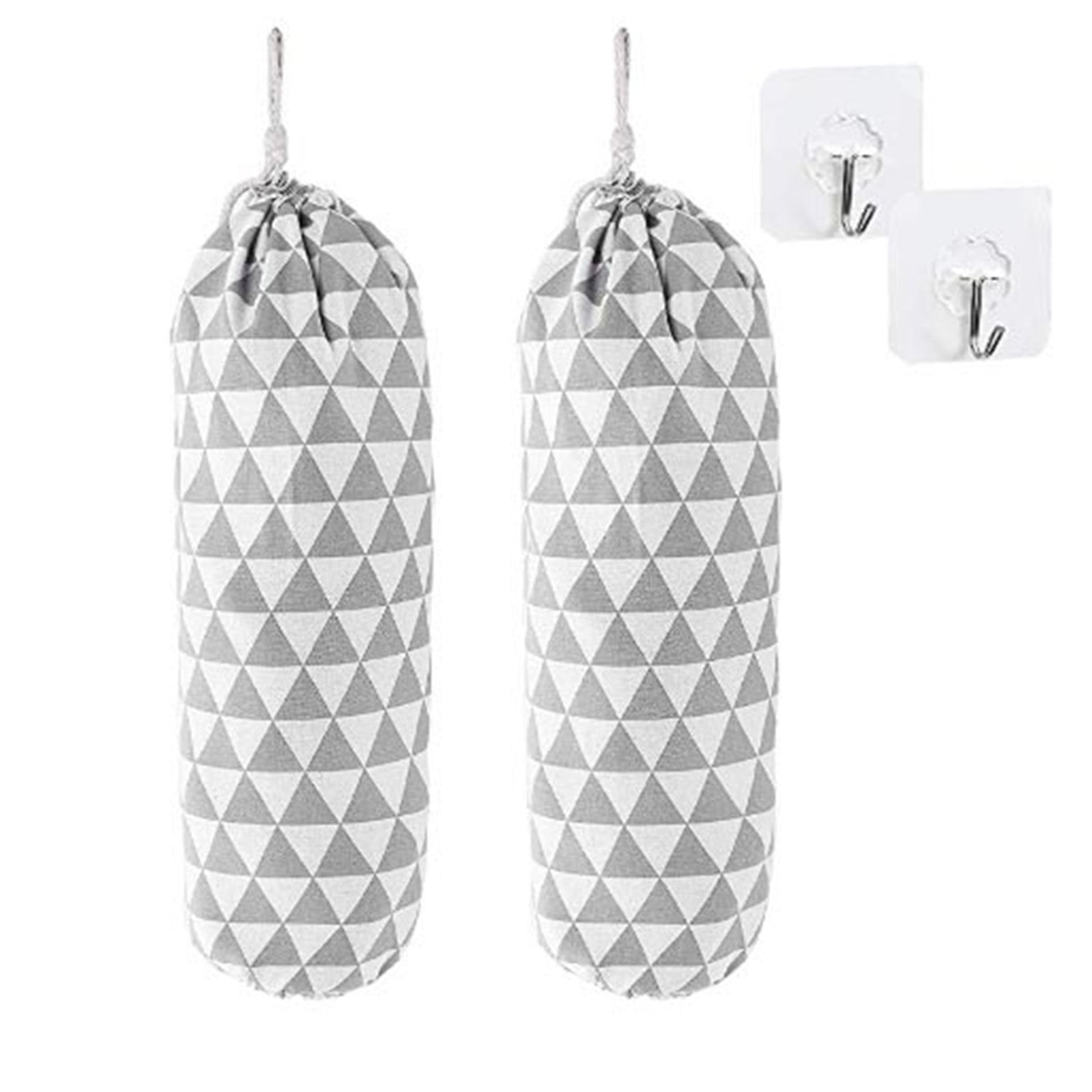 WXC12 Plastic Bag Holder, Large Grocery Bags Holder, Wall Mount Garbage ...