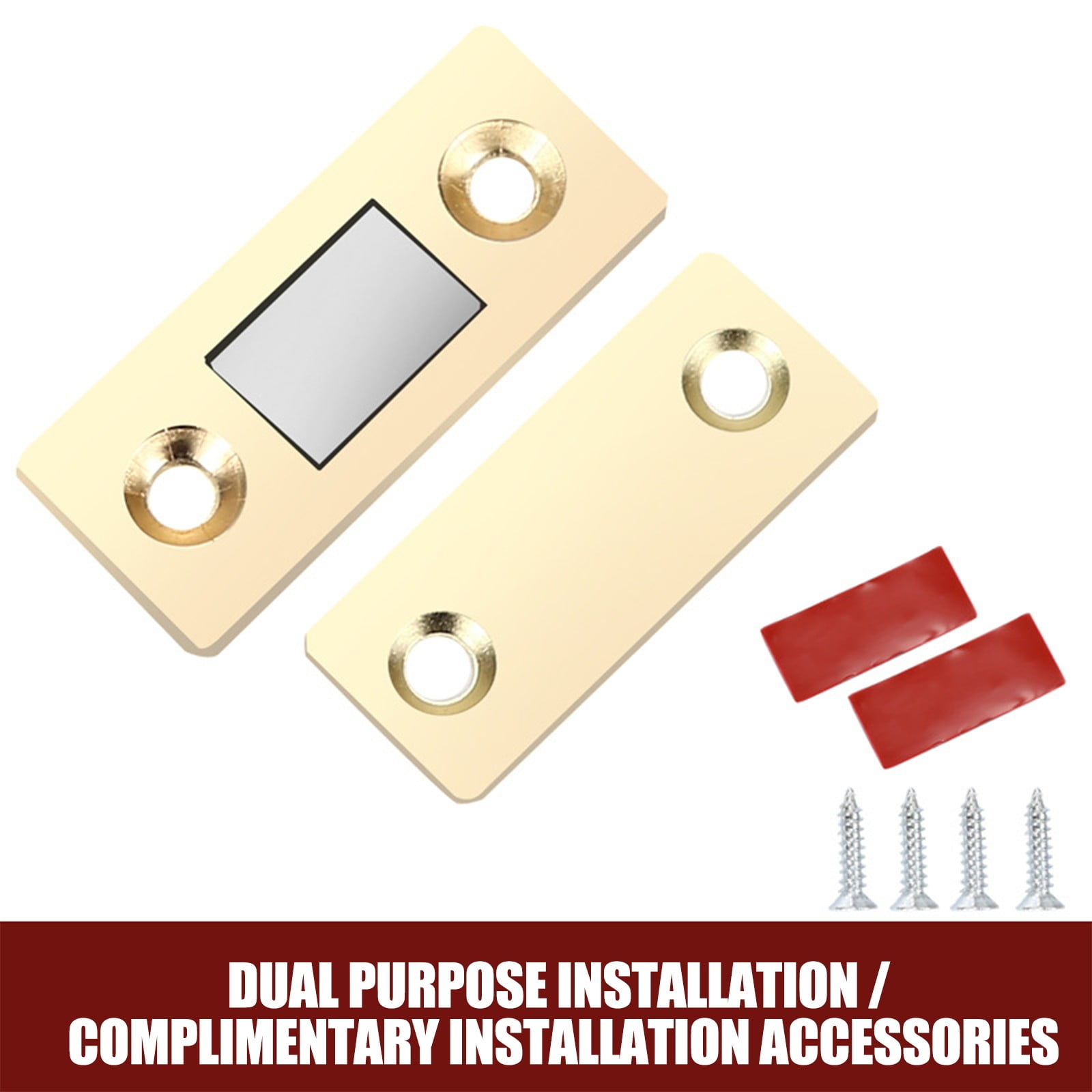 WXC12 Thin Magnetic Door Stoppers Non-perforated Door Suction Slim ...