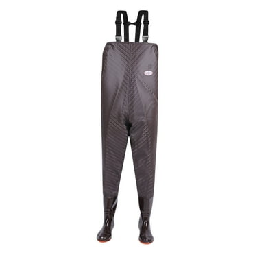 Waterproof Fishing Chest Waders for Men & Women, Hunting Bootfoot Nylon PVC, Packable ...