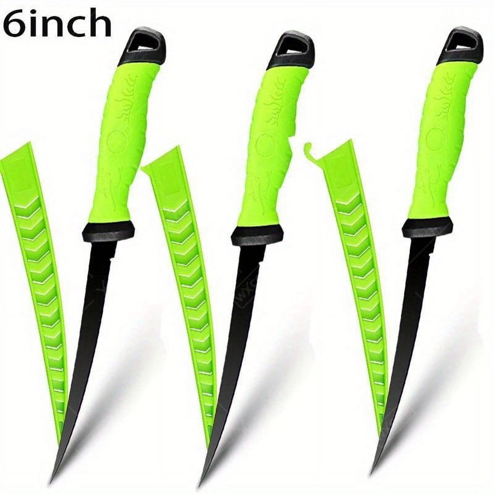 WXCOO Stainless Steel Fillet Boning Knife for Fish Meat Cleaver Butcher ...