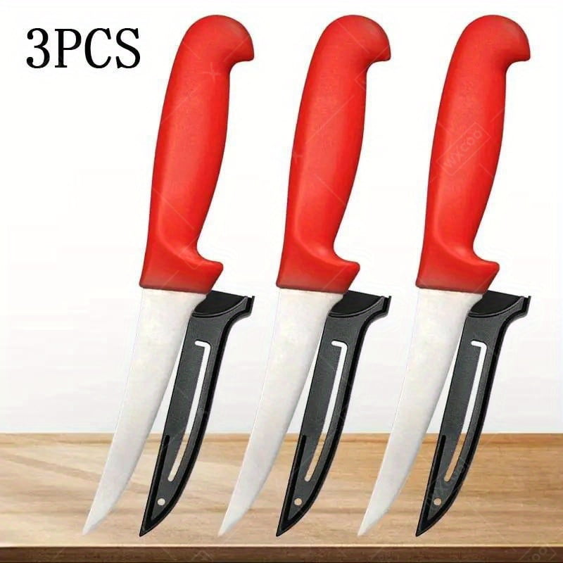 WXCOO Stainless Steel Skinning Carving Knife Kitchen Boning Knife Meat ...