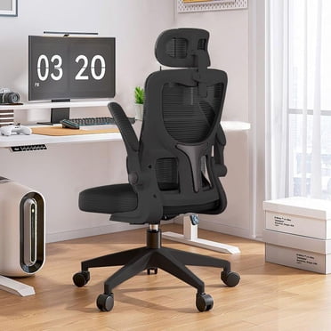 PORKISS Home Office Chair, Ergonomic Home Desk Chair with Artificial ...