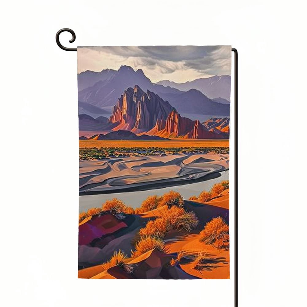 WXKJ Desert House Flag Nature Landscape Hot Dry Desert River Rocks ...