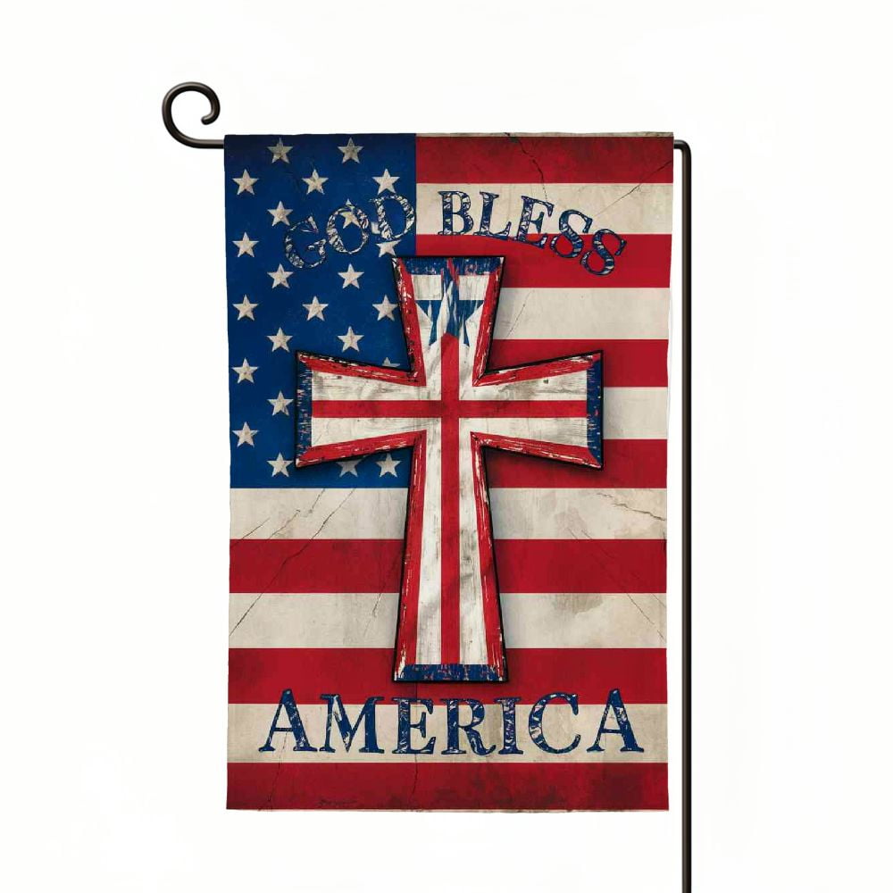 WXKJ Garden Flag,Garden Decor Garden Flags Double Sided 2024 Patriotic ...