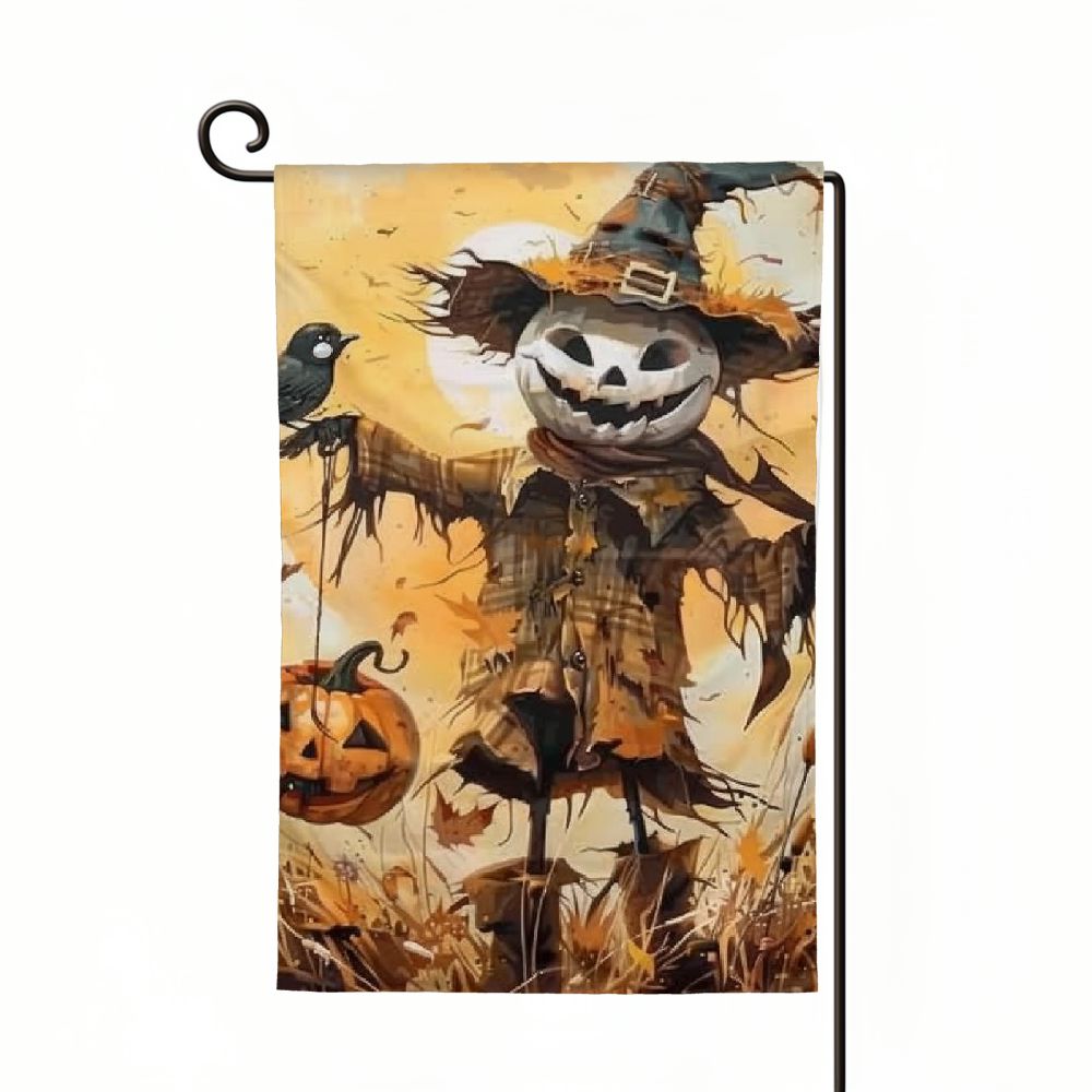 WXKJ Garden flag,Happy Scarecrow Fall Flag Welcome house outer design ...
