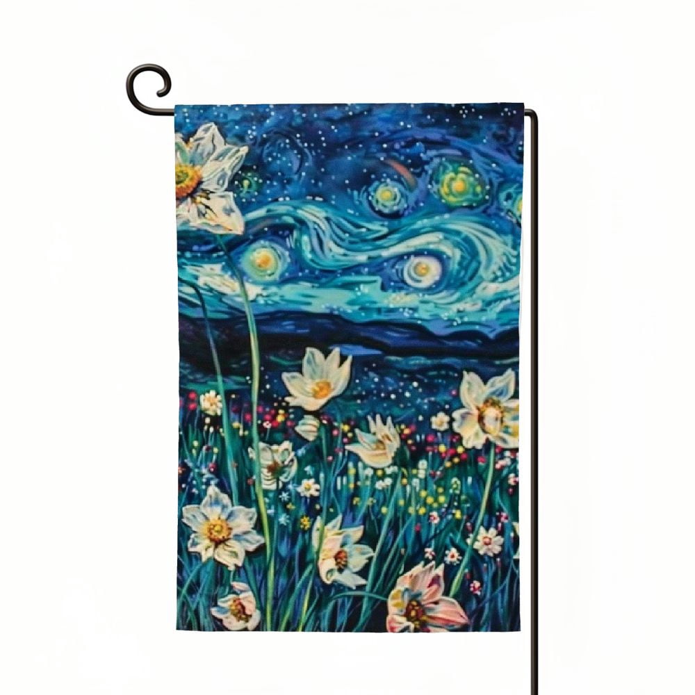WXKJ Welcome Spring Garden Flag Double Sided Vertical, Daffodil Flower ...