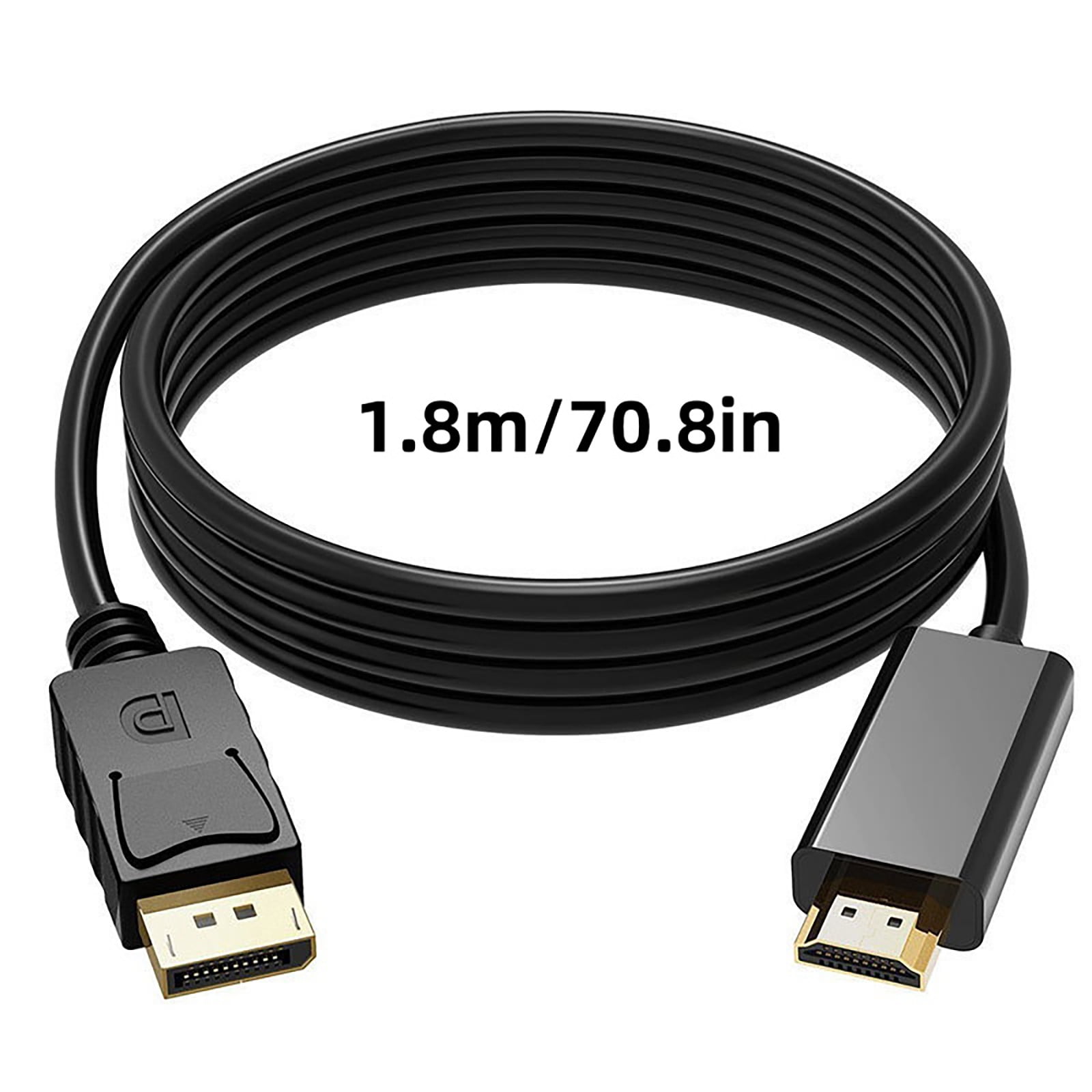 WXLCISI 1.8m Display Port To Adapter High Definition 4K DP To Converter ...