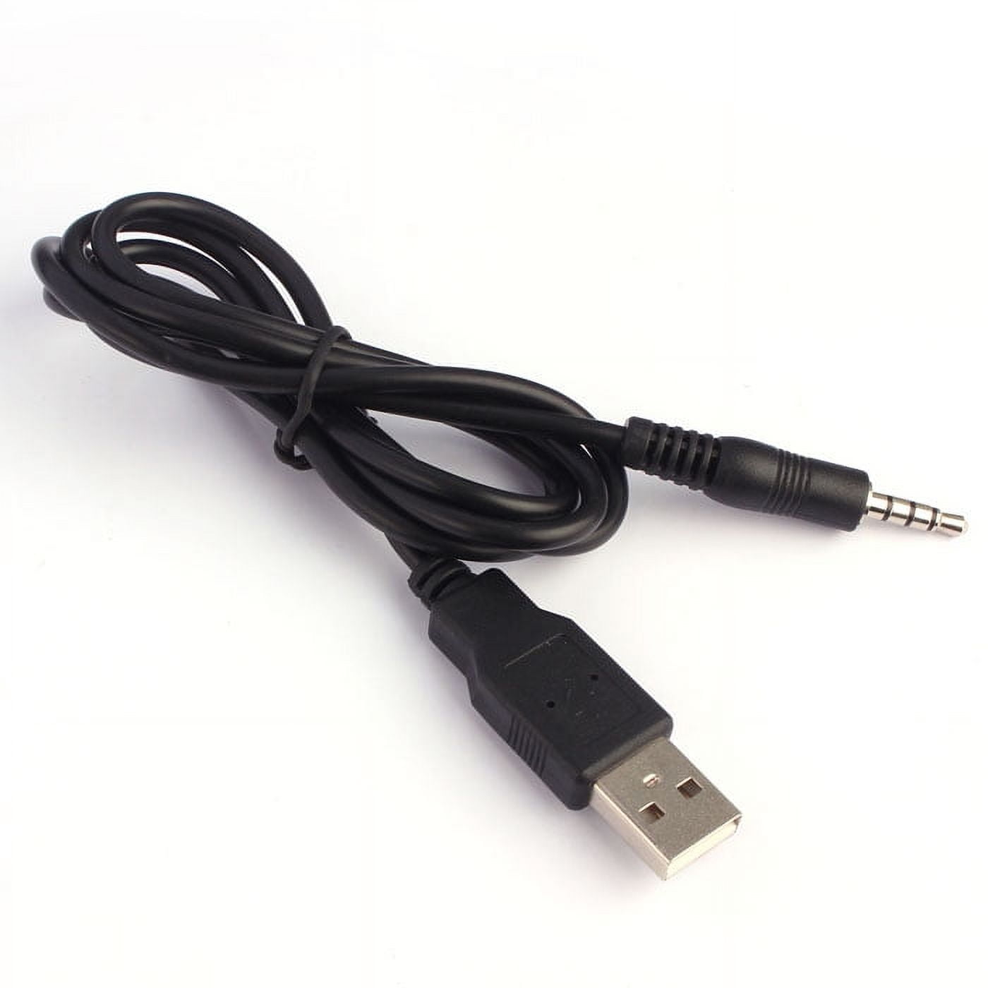 WXLCISI 3.5mm AUX Audio To USB 2.0 Male Charge Cable Adapter Cord For ...