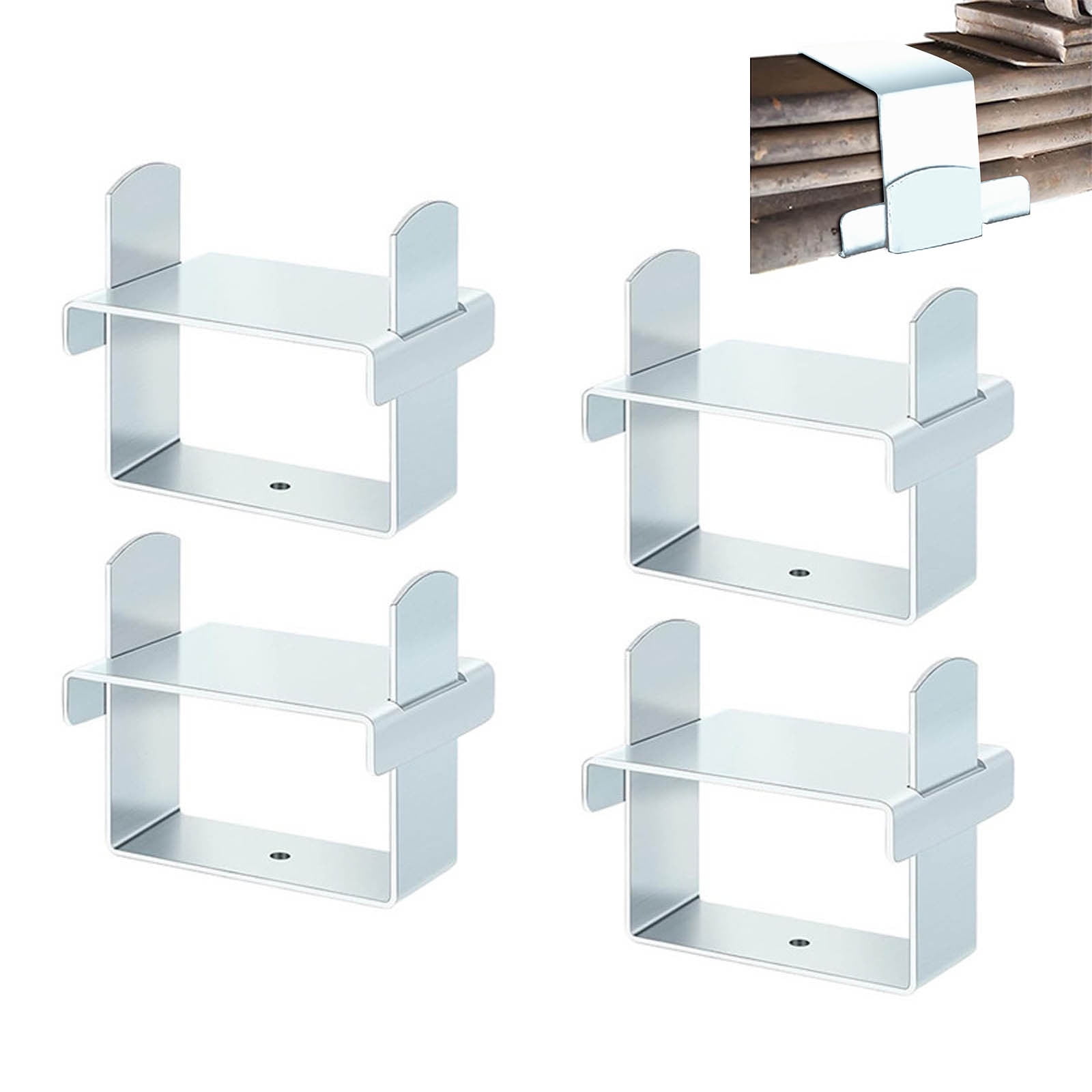 WXLCISI 4 Pcs Leaf Spring Clamp Kit Leaf Springs Up To 2.5” Wide Lock ...