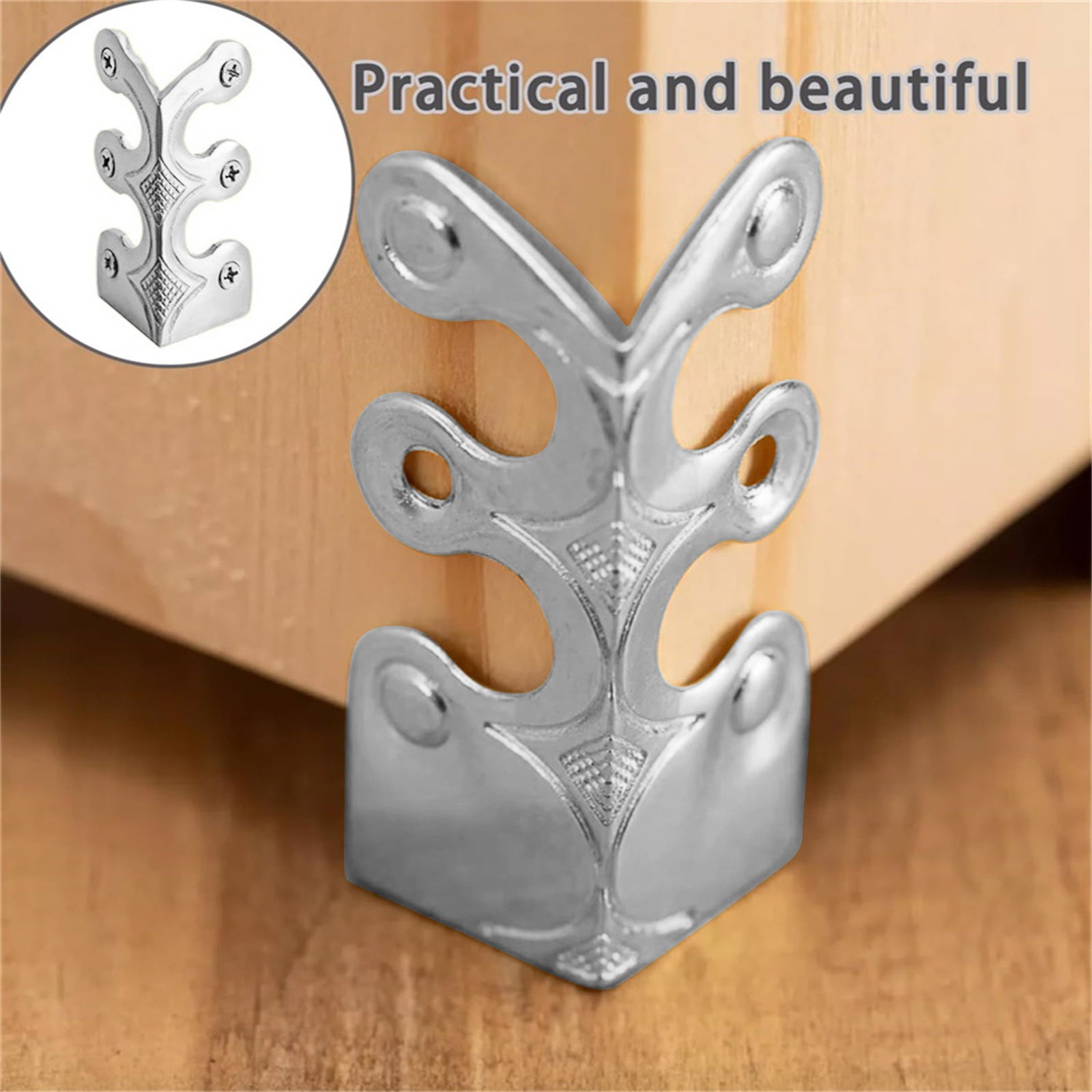 WXLCISI Baseboard Corner Protectors Vintage Metal Solid Skirting Board ...