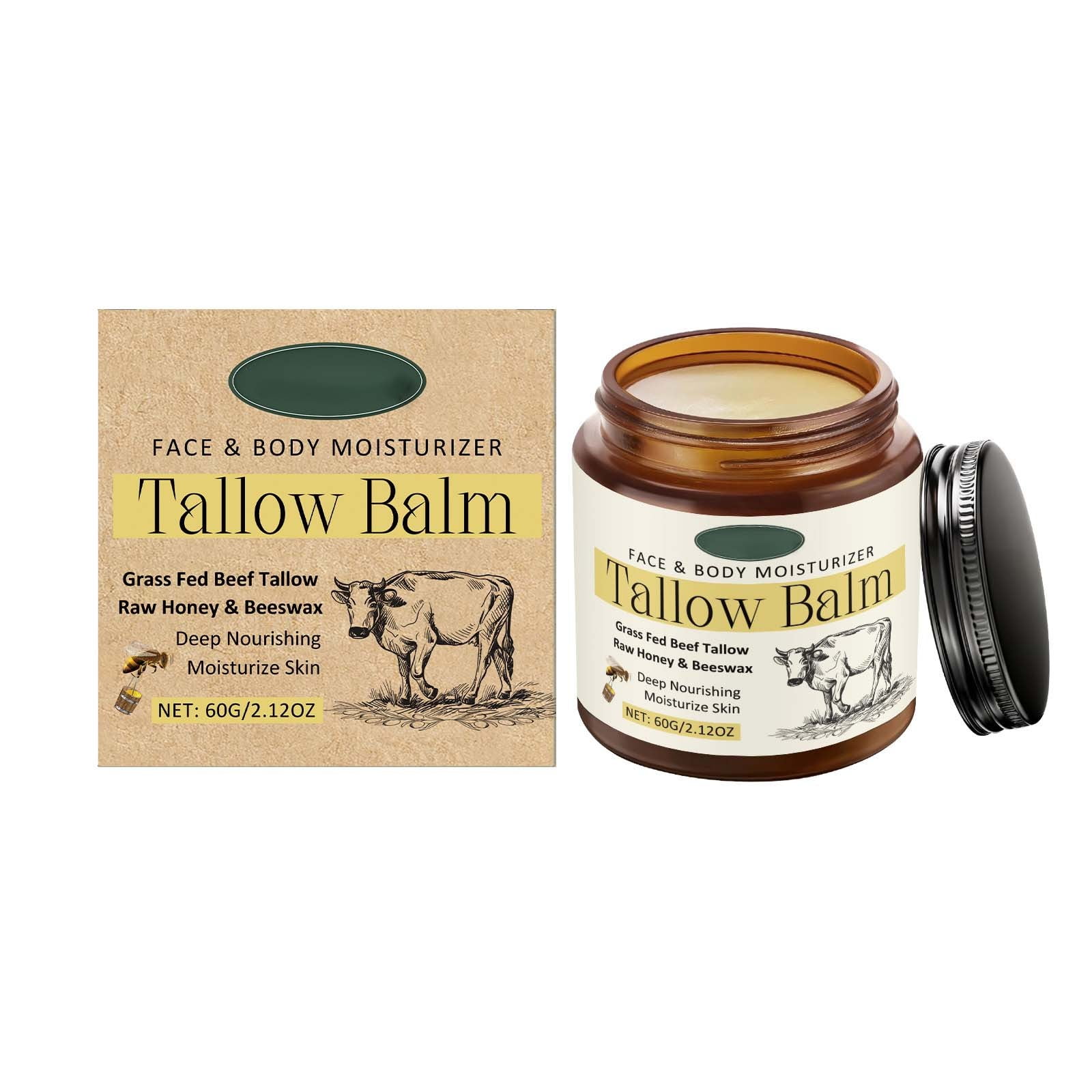 WXLCISI Beef Tallow Moisturizing Moisturizes And Softens The Skin Beef ...