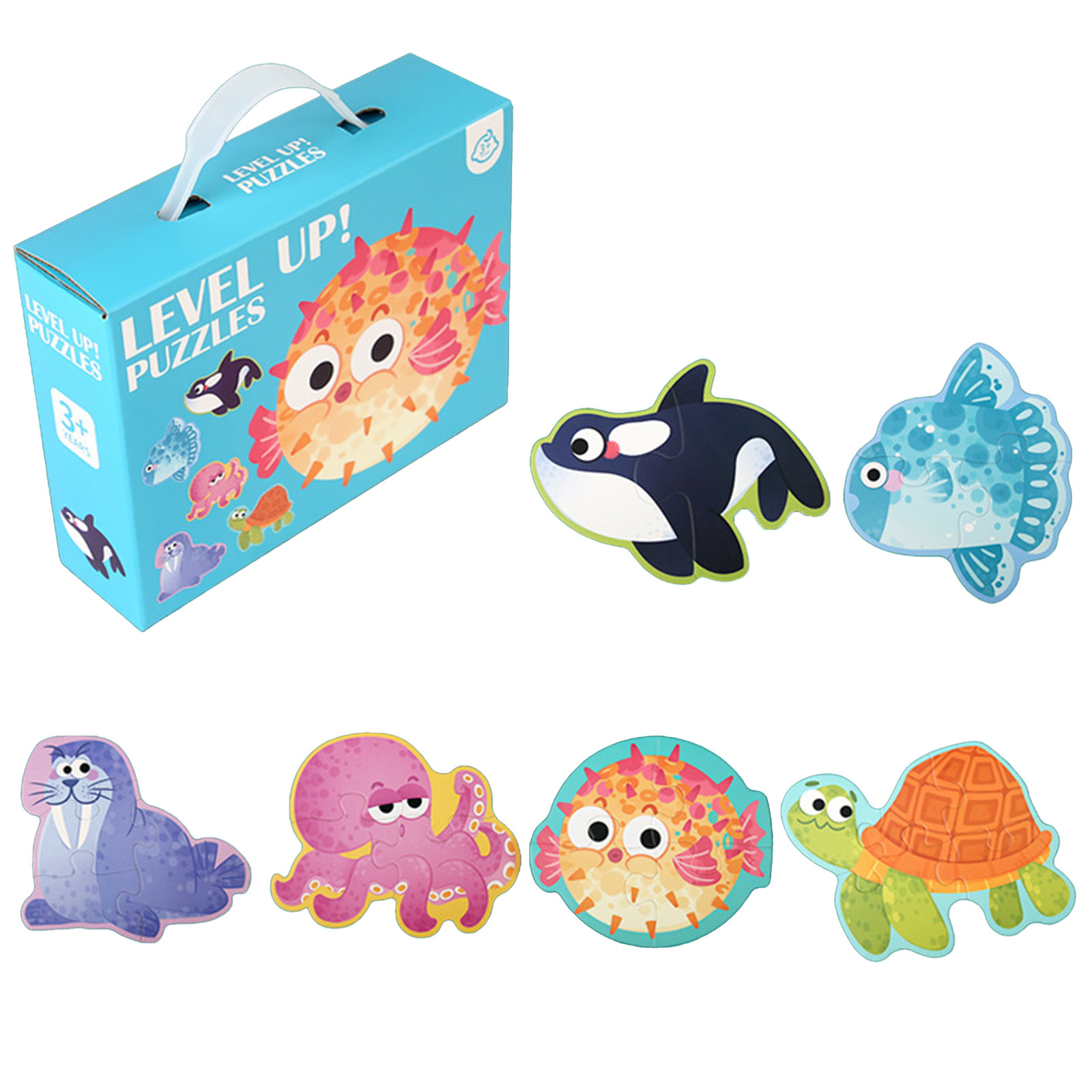 WXLCISI Beginner Puzzles For Kids Ages 3 8 Handheld Puzzle Set With ...