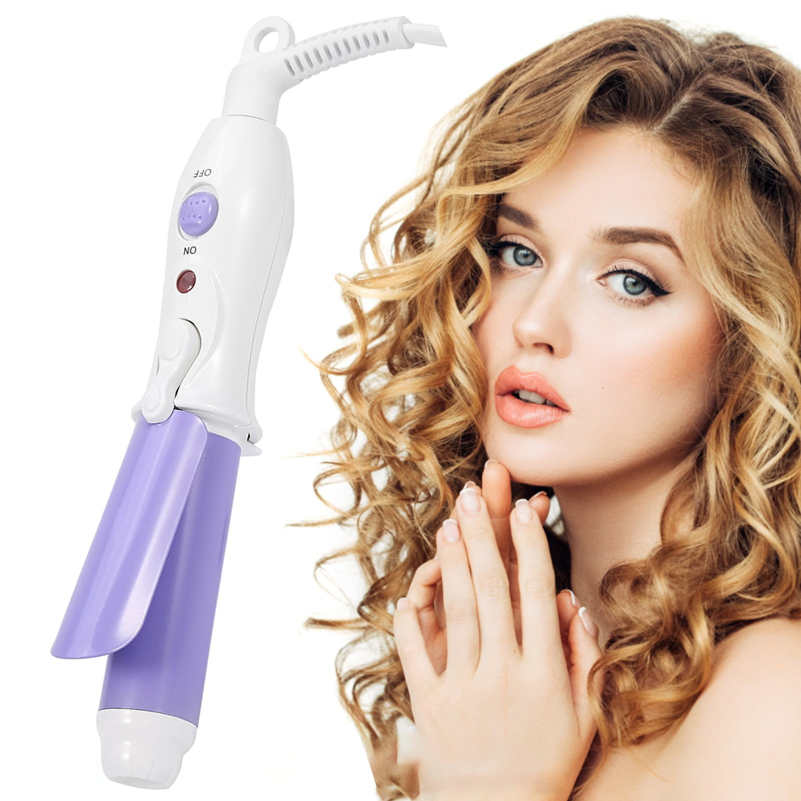 WXLCISI Ceramic Glaze Straight Roll Two In One Mini Hair Straightener ...