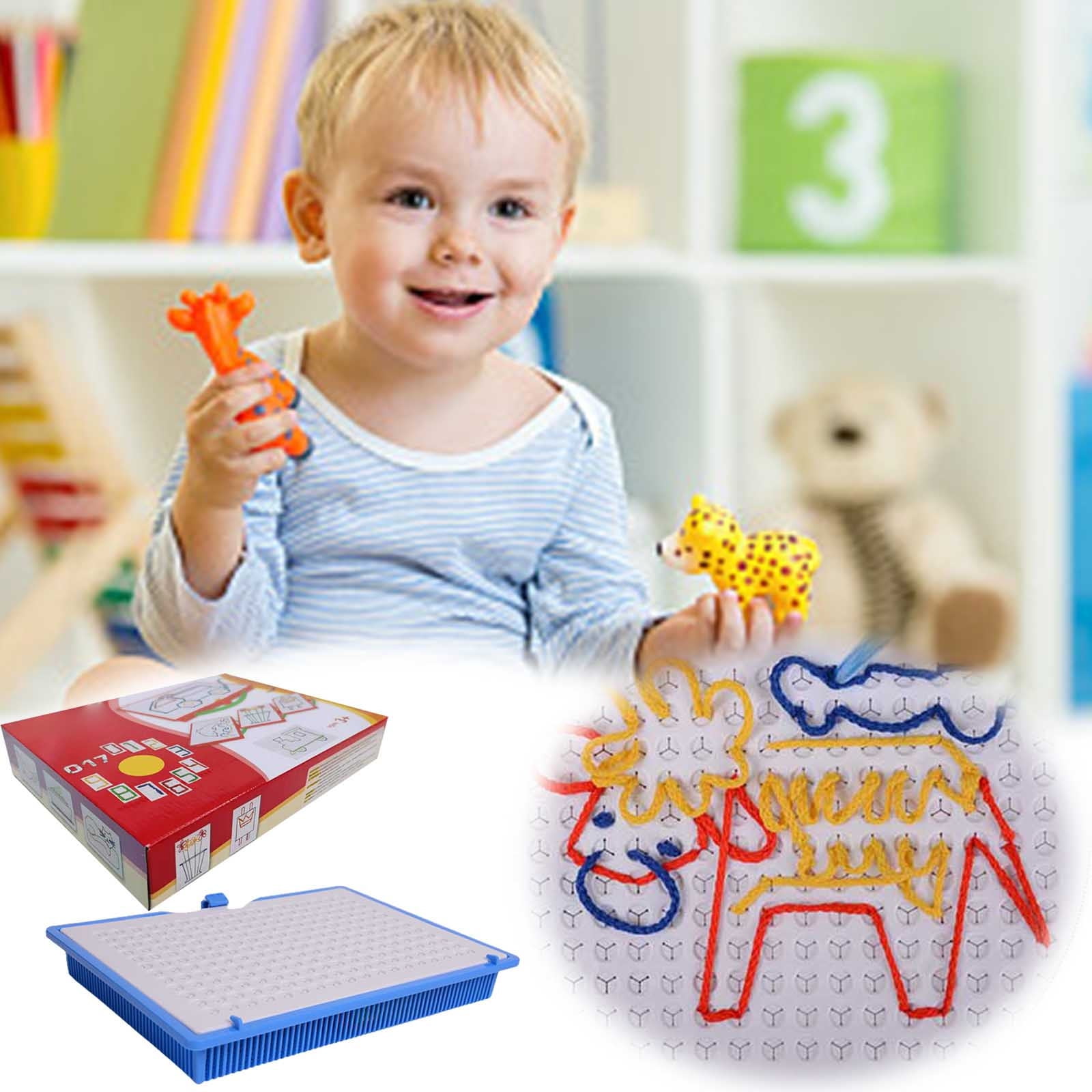 WXLCISI Early Learning Educational Drawing Toy String Weaving Graphic ...