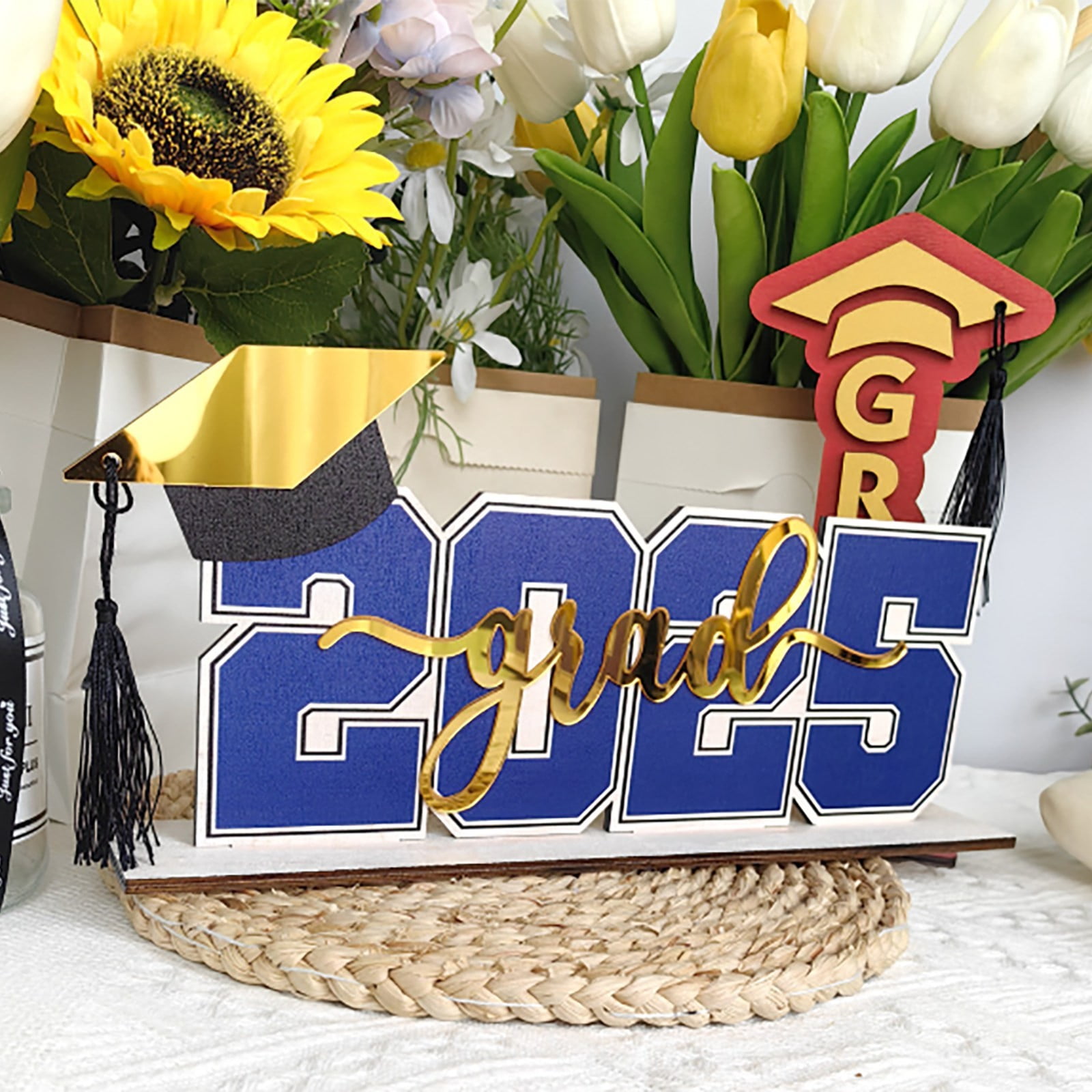 WXLCISI Graduation Party Decorations - 2025 Graduation Wooden Sign 2025 ...