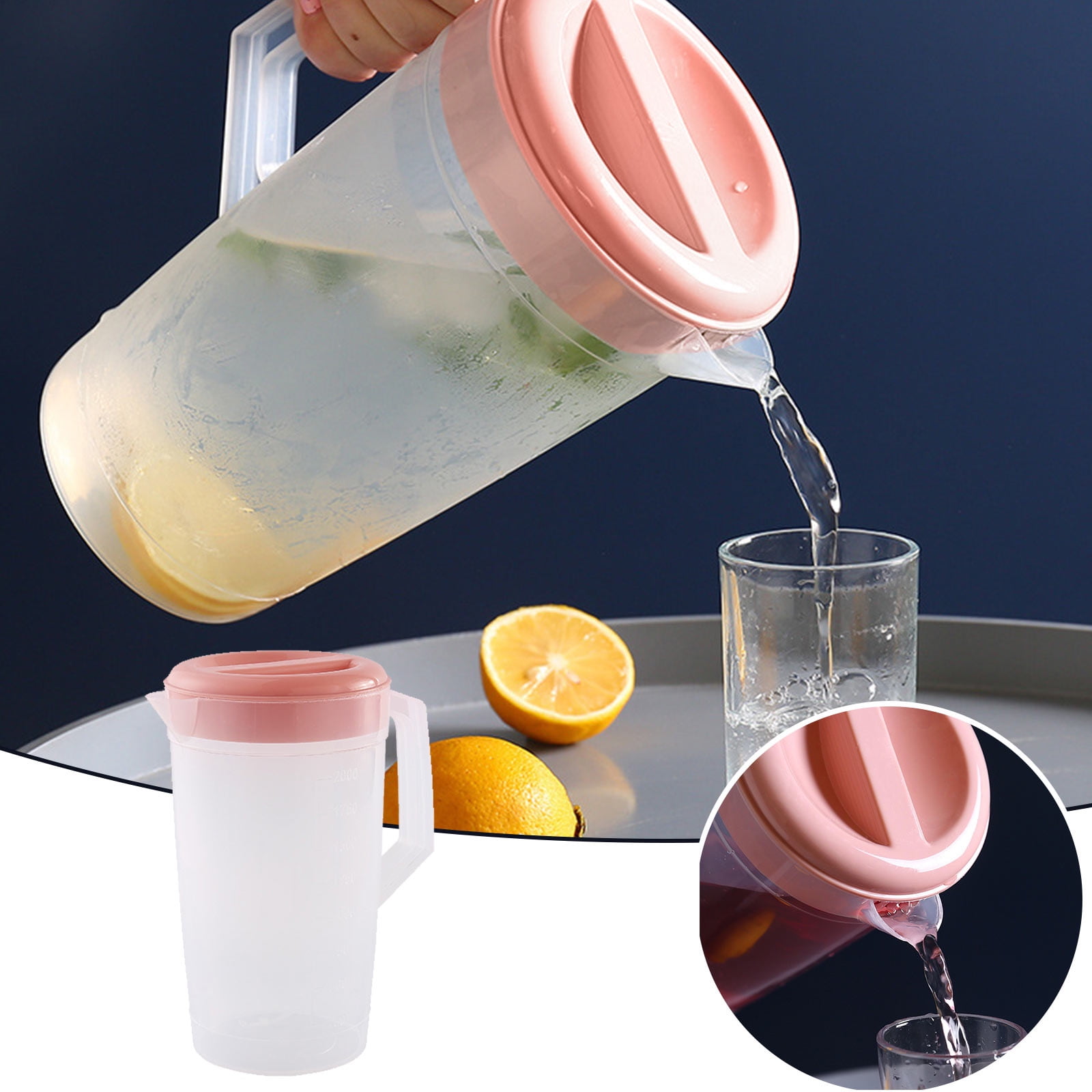 WXLCISI Large Capacity Beverage Storage Container Heat Cold Water Jug ...