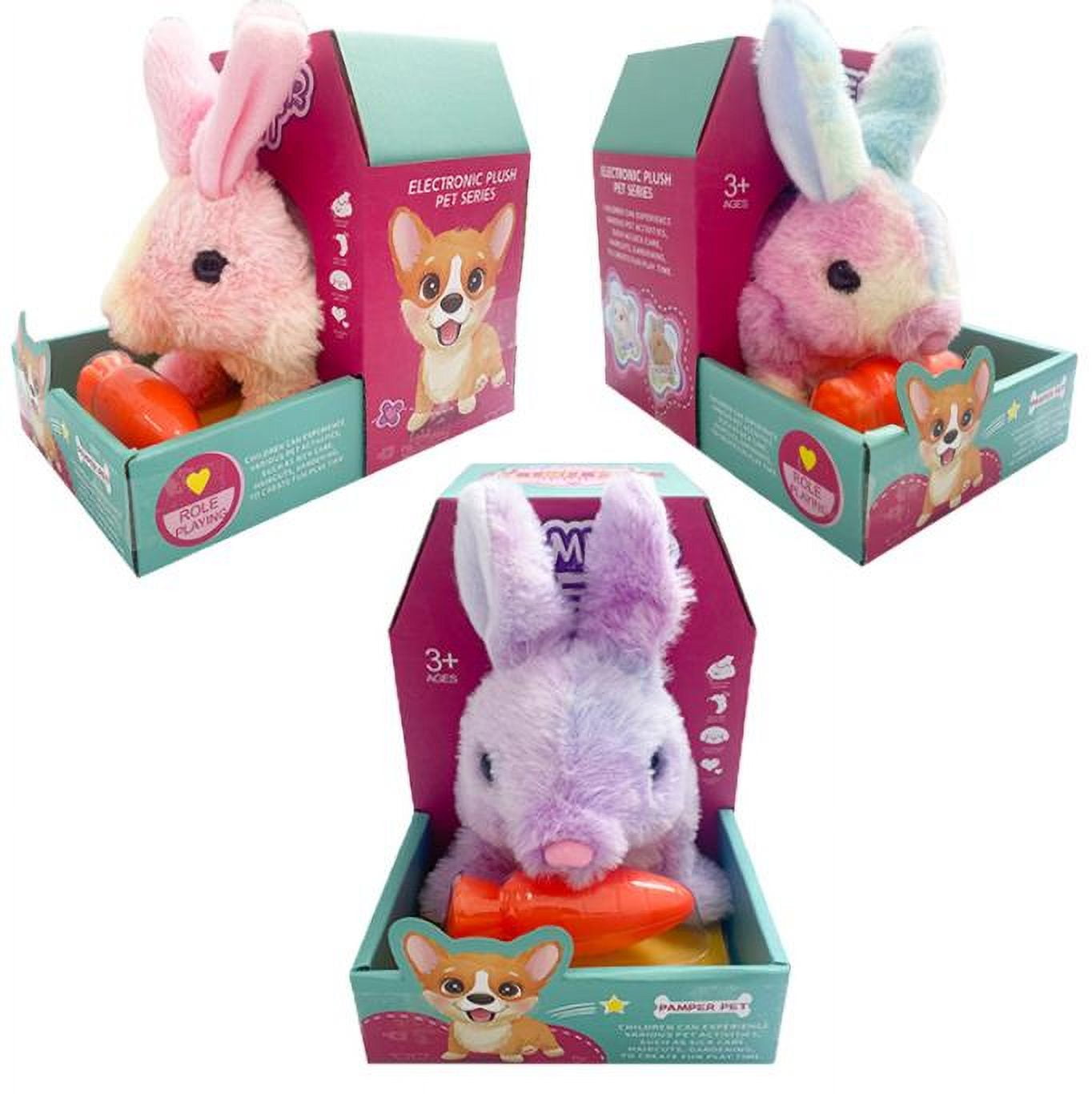 WXLCISI Lifelike Robotic Rabbit Realistic Walking Robot Bunny Toy In ...