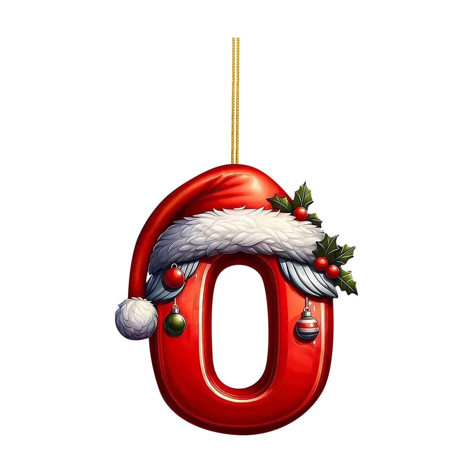 WXLCISI New Letter Ornaments For Christmas Tree Letters Ornaments A To ...