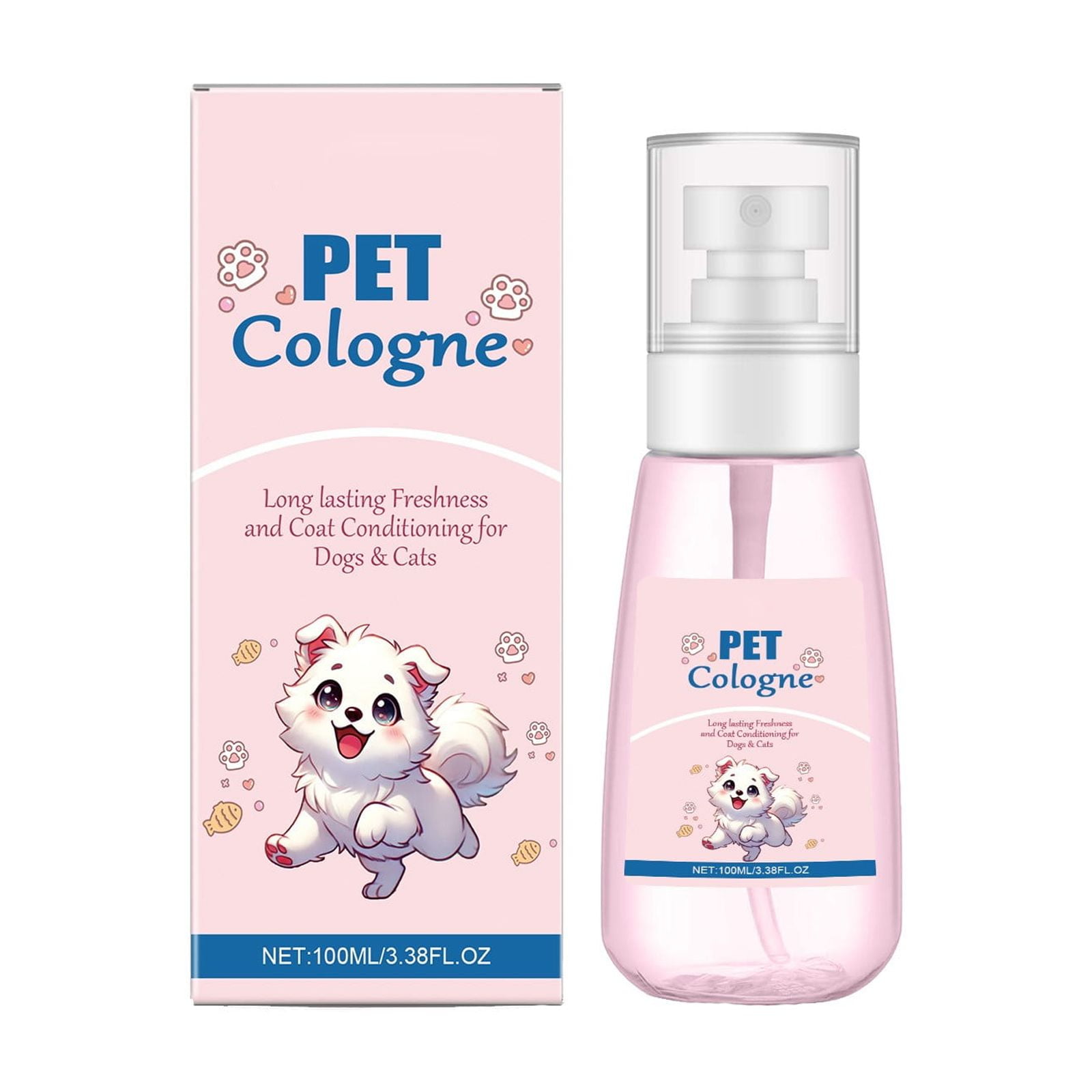 WXLCISI Pet Deodorant Spray 100ML Odor Deodorant Liquid for Pets ...