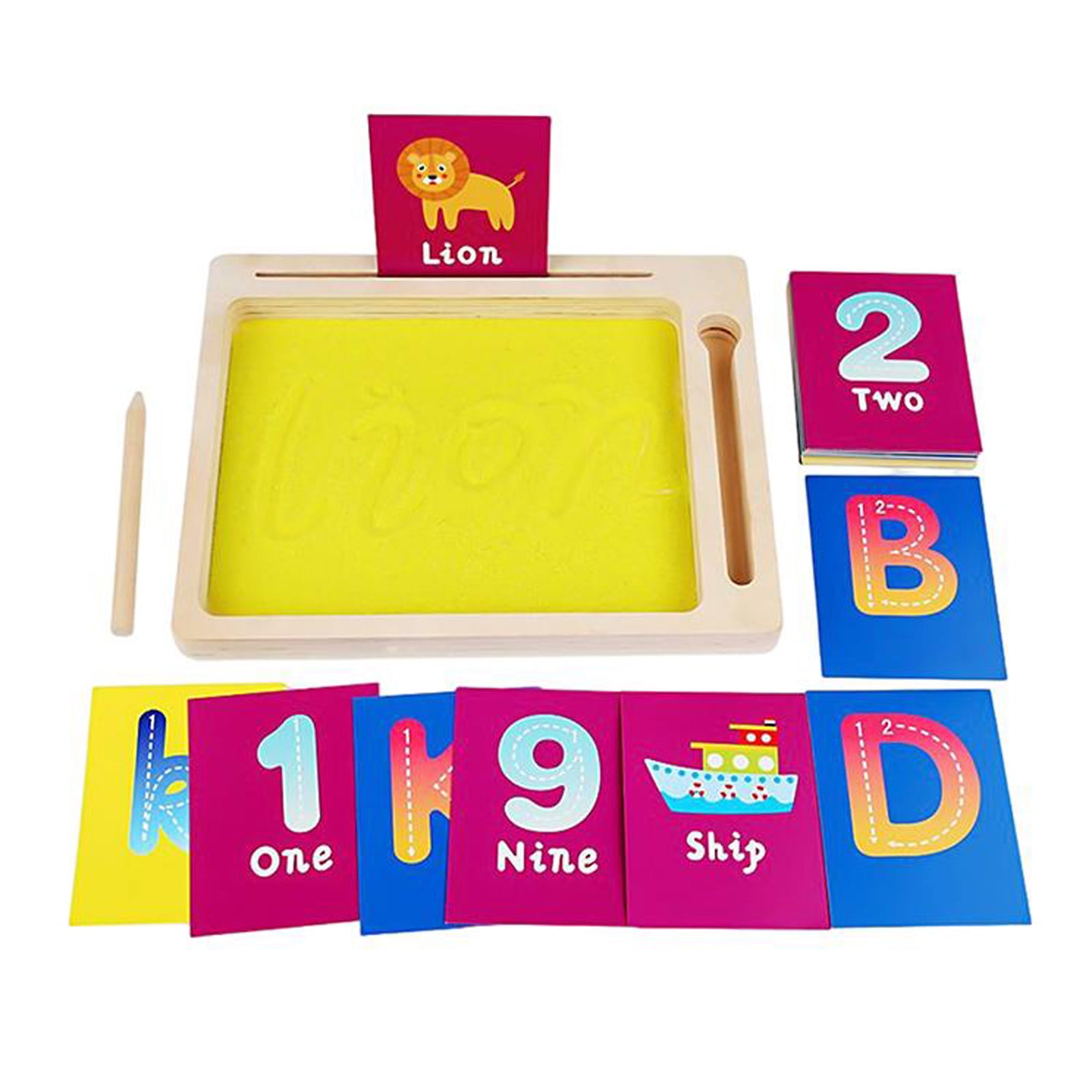 WXLCISI Sand Trays For Classroom Wood Montessoris Sand Tray Sand ...