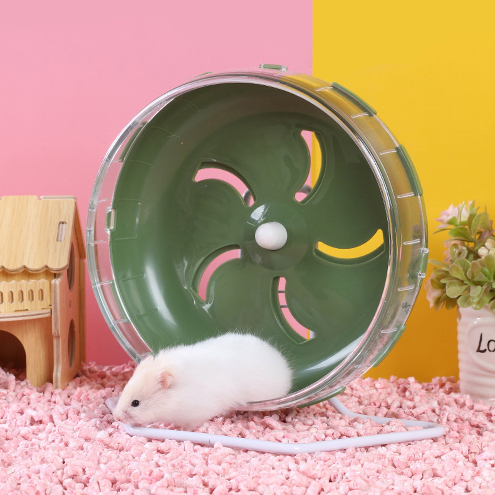 WXLCISI Silent Hamster Wheel Large Small Animal Exercise Wheel With ...