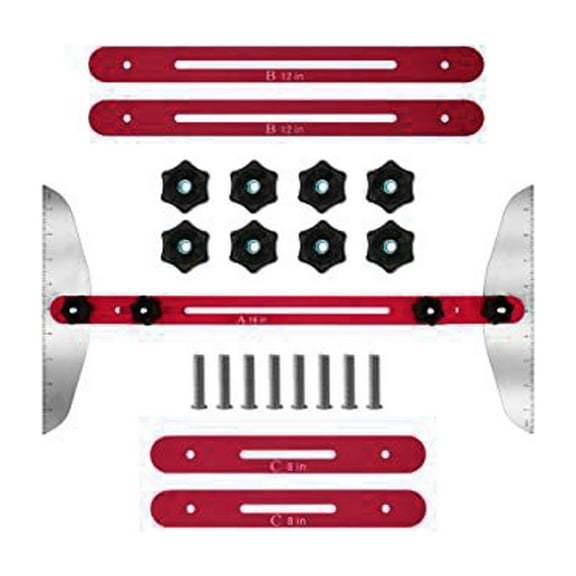 Stair Tread Template Tool - Solid Stair Tread Gauge, Stair Gauge Set ...