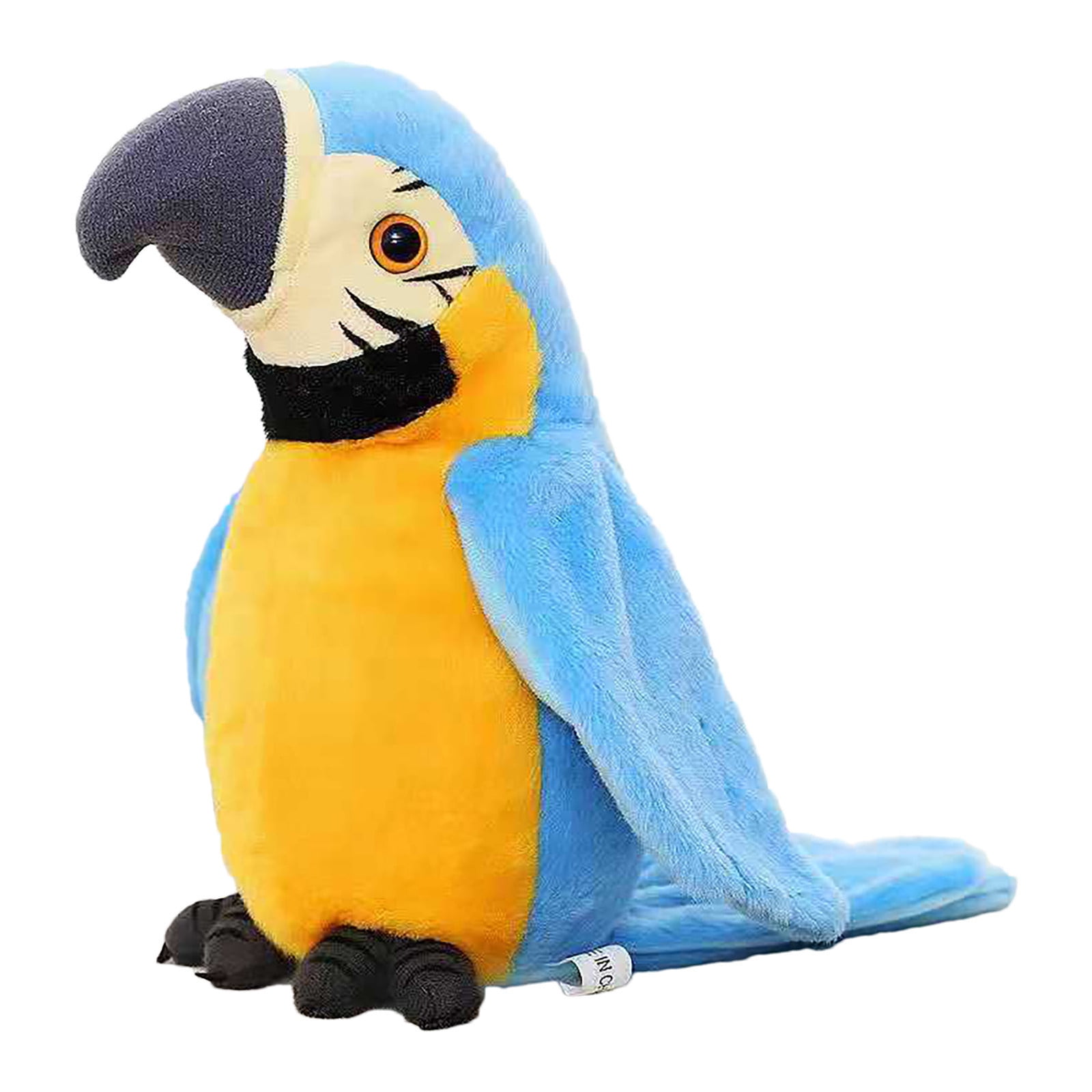 WXLCISI Talking Parrot Toy - Record & Repeat Voice Changer, Cuddly ...