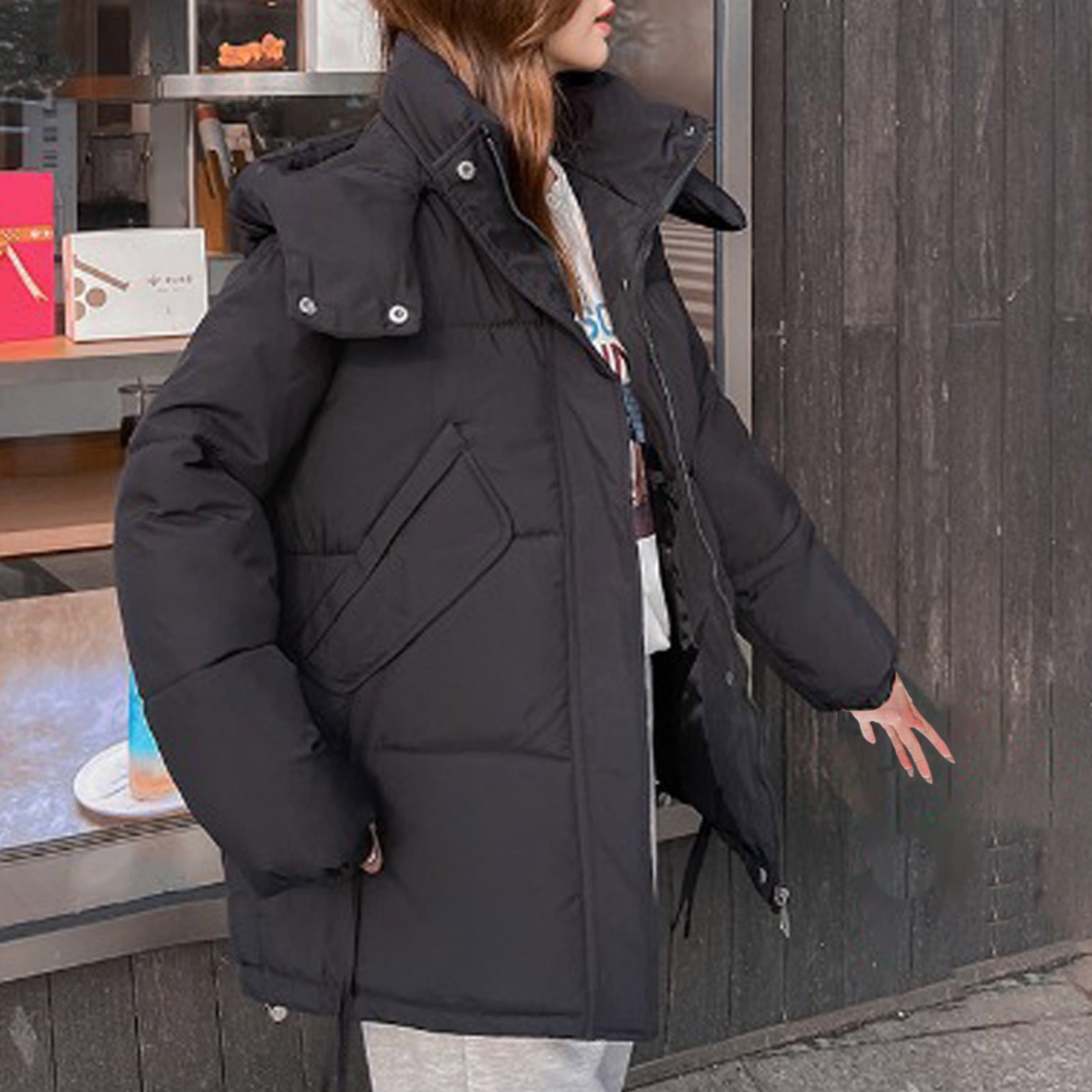 WXLWZYWL Fall Winter Saving Clothes for Women Women's Quilted Jacket ...