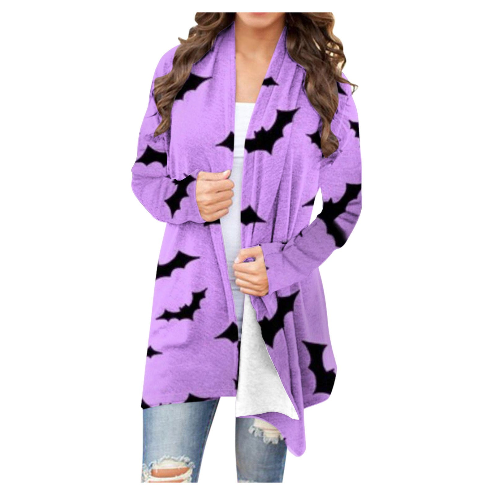 WXLWZYWL Halloween Cardigan for Women Fall Outfits 2024 Long Sleeve ...