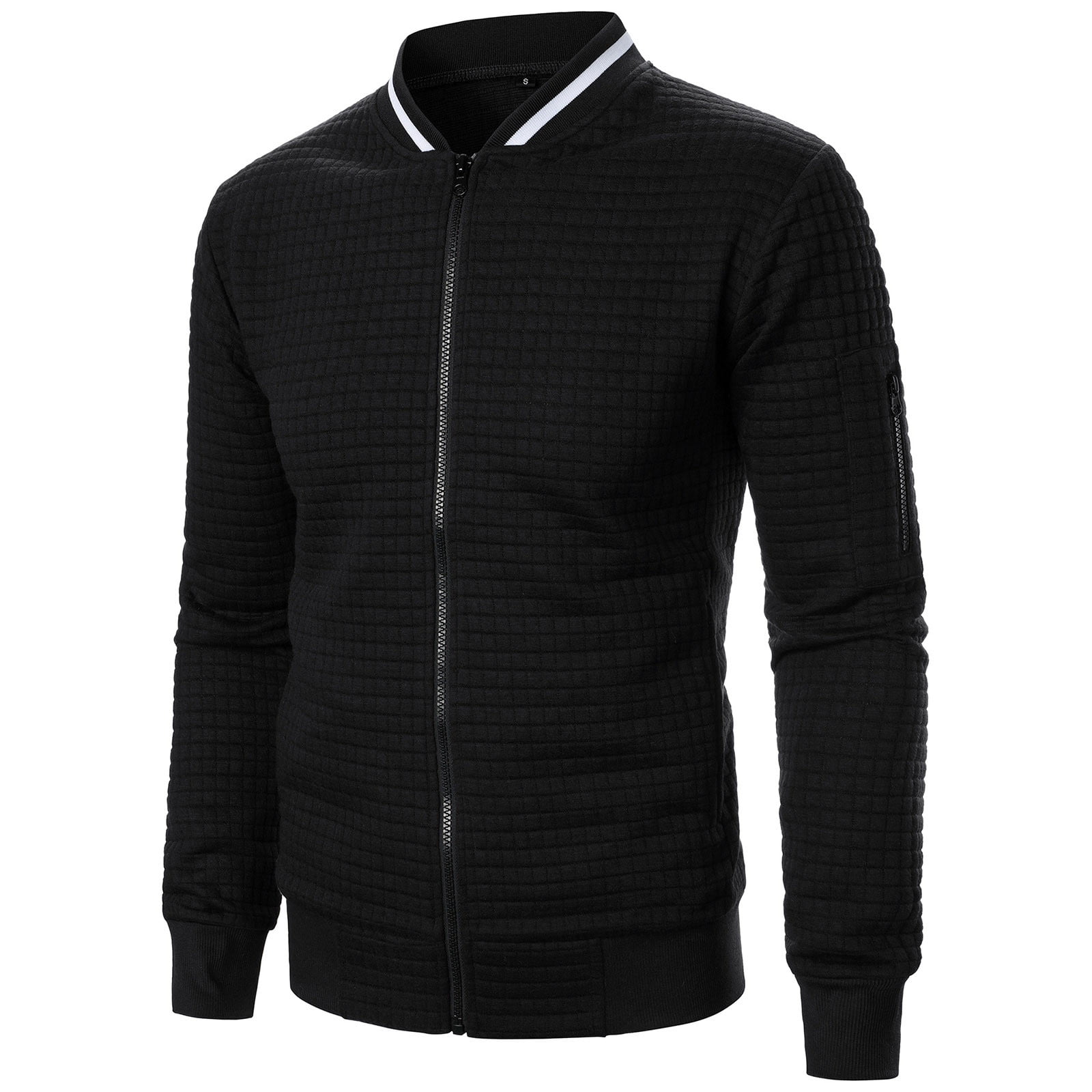 WXLWZYWL Mens Lightweight Jacket Casual Bomber Jacket Varsity Coat ...