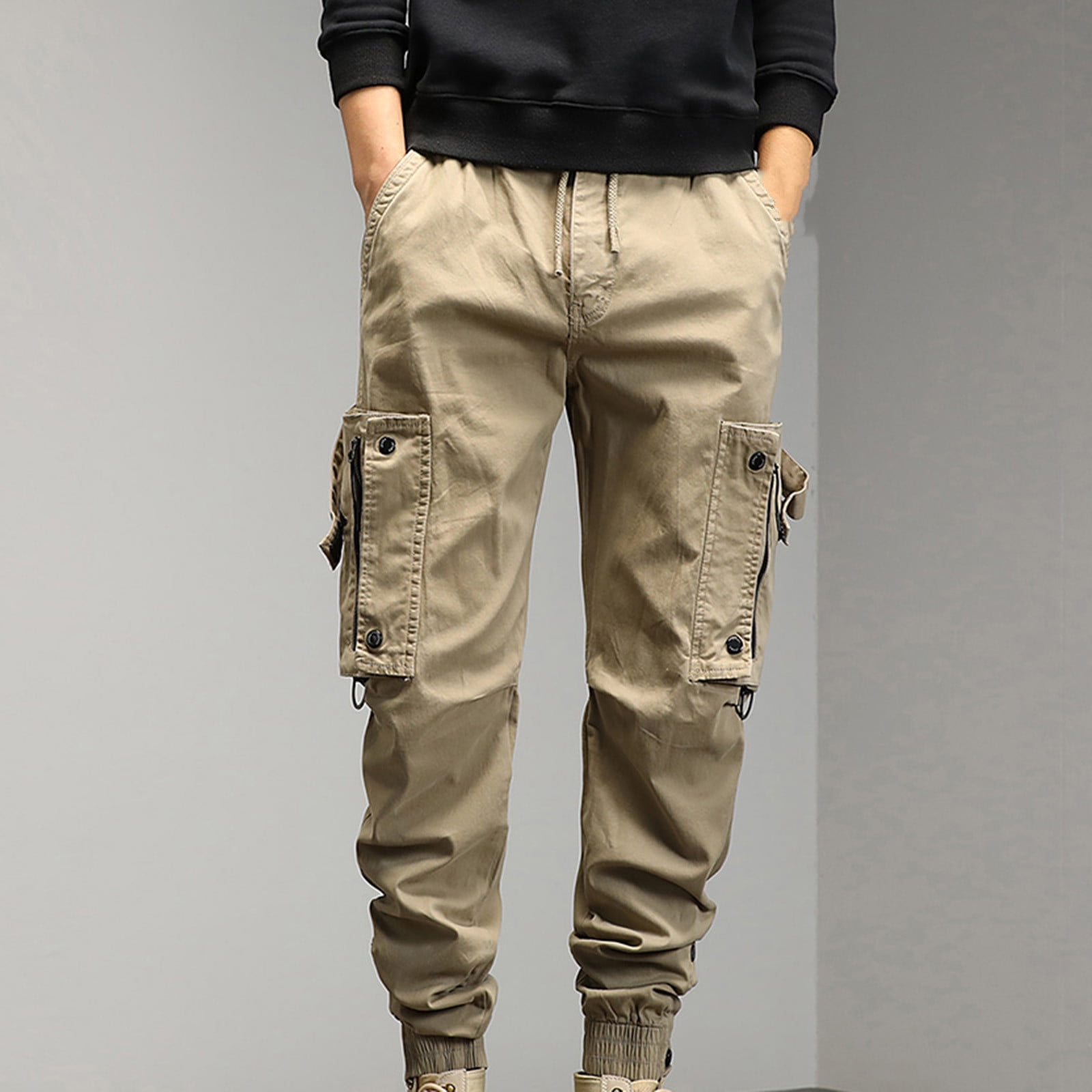 WXLWZYWL Military Cargo Pants for Men Tactical Multi-Pocket Wear ...