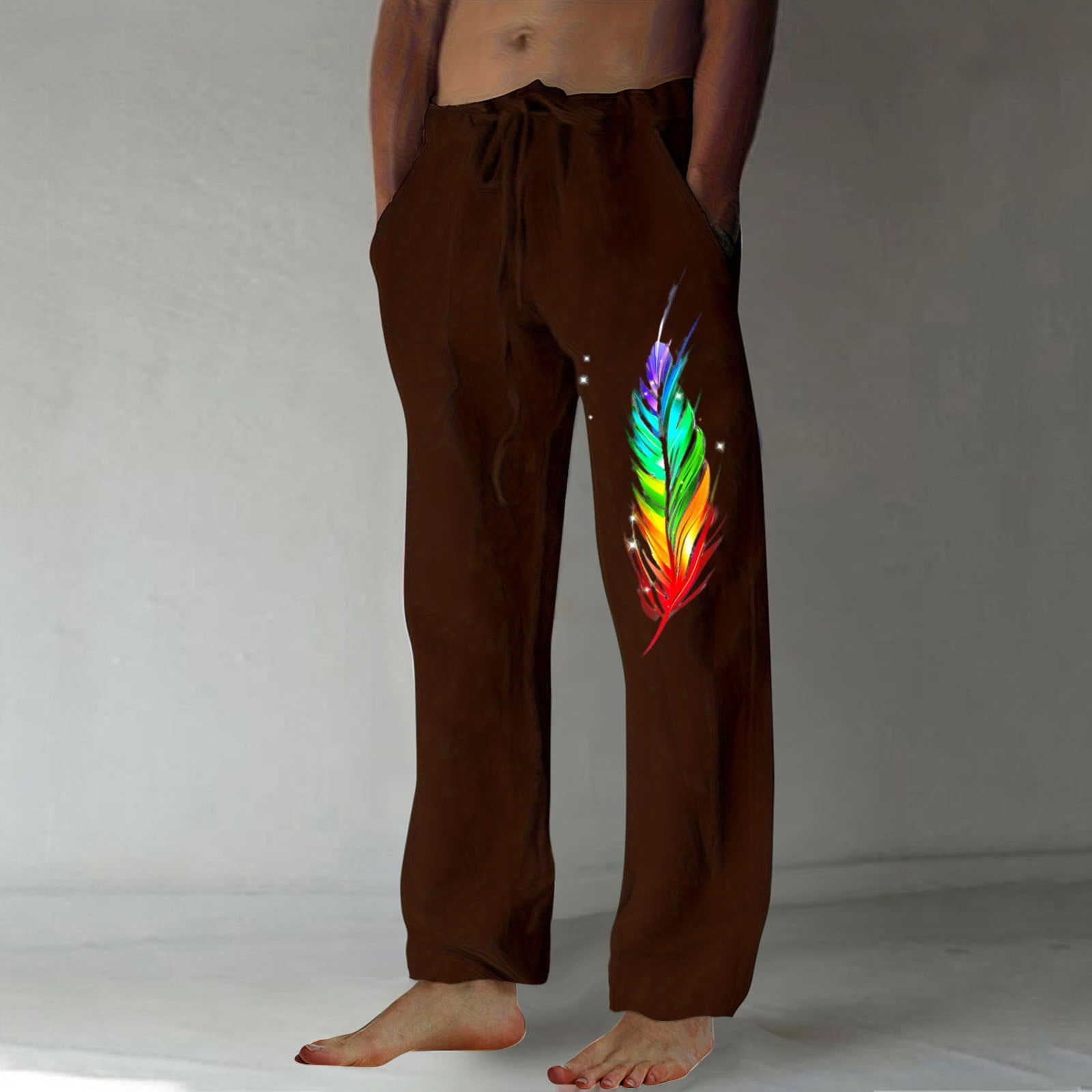 WXLWZYWL Pants for Men Relaxed Fit Big and Tall Men's Sweatpants ...