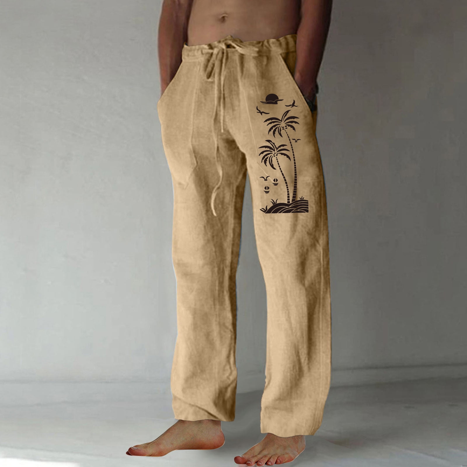 WXLWZYWL Pants for Men Relaxed Fit Big and Tall Men's Sweatpants ...