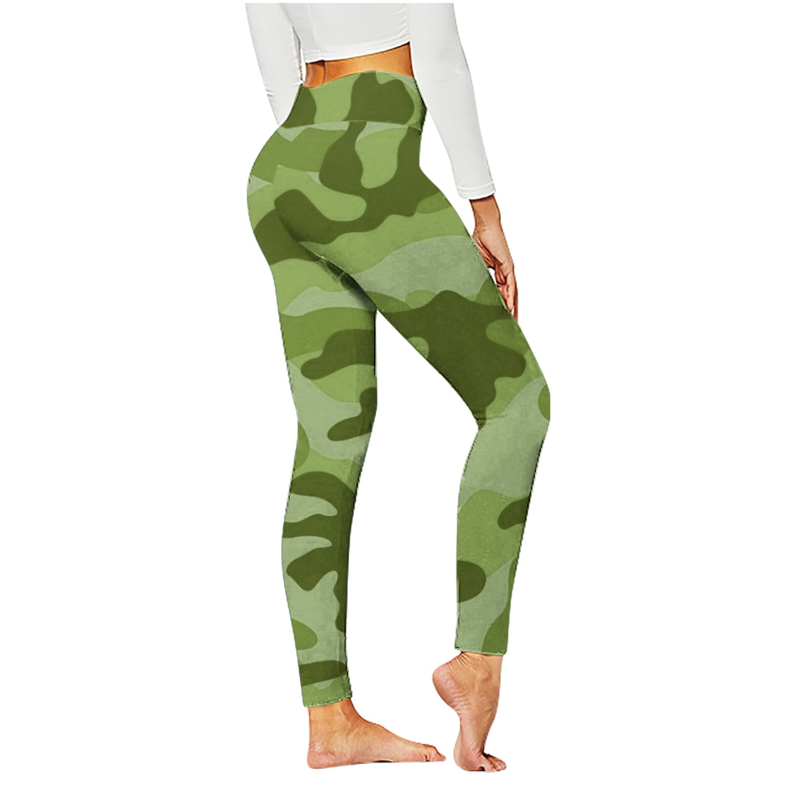 WXLWZYWL Seamless Workout Leggings for Women High Waisted Scrunch Yoga ...