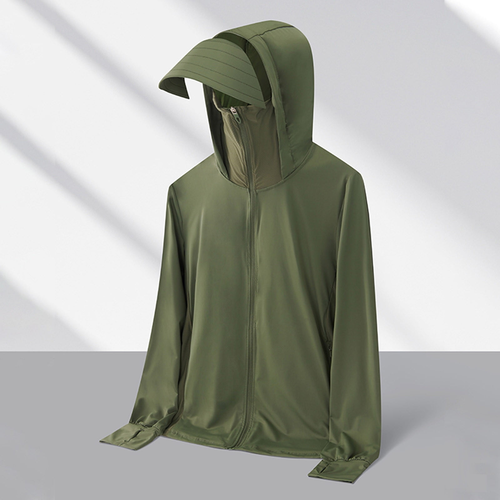 WXLWZYWL Summer Savings Clearance Deals Mens Sun Protection Hoodie with ...