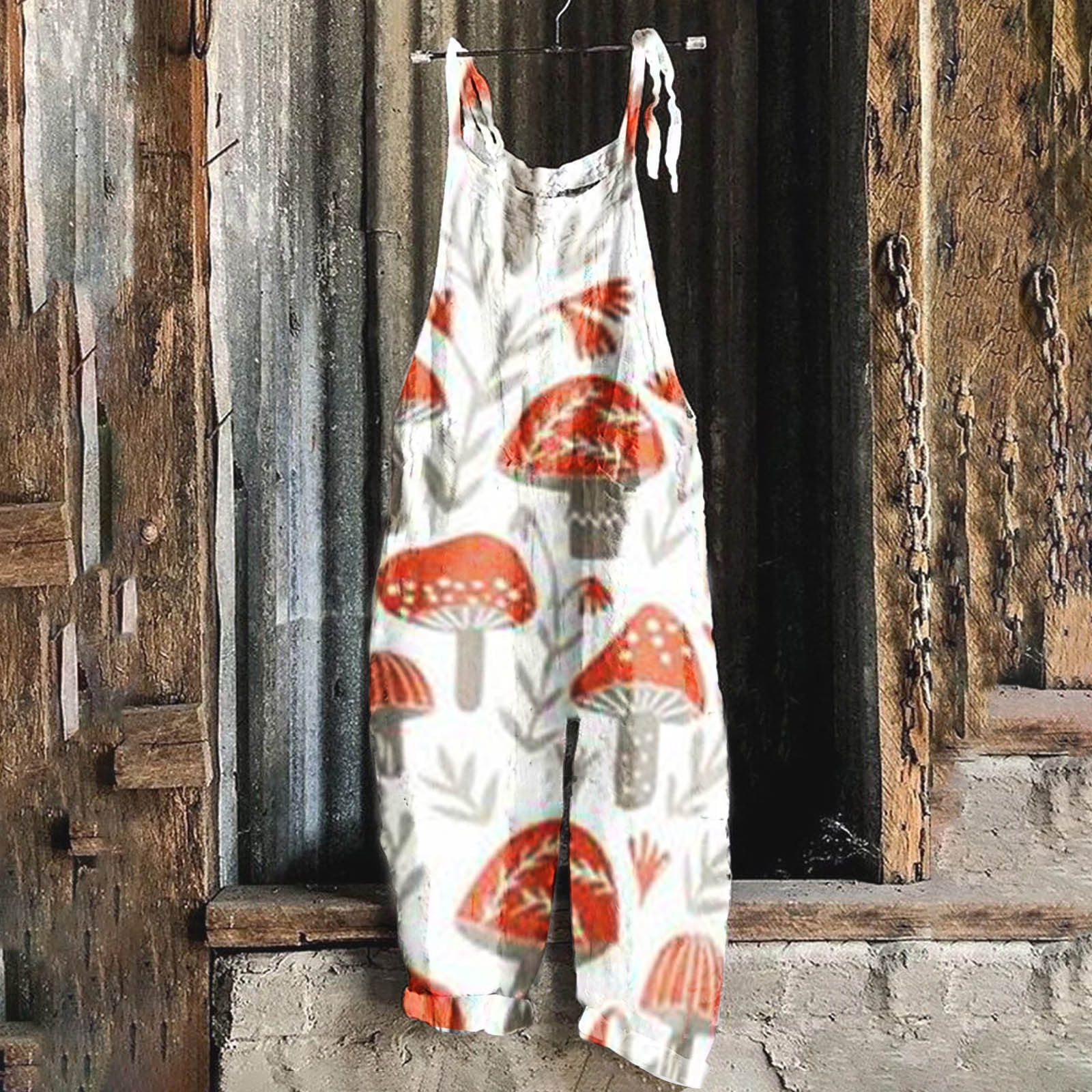 WXLWZYWL Womens One Piece Jumpsuit Summer Boho Casual Wide Leg Overalls ...