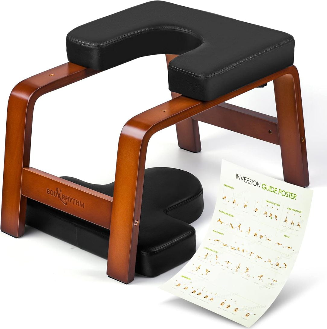 WXWP Yoga Headstand Bench, Yoga Inversion Chair, Headstand Trainer for ...