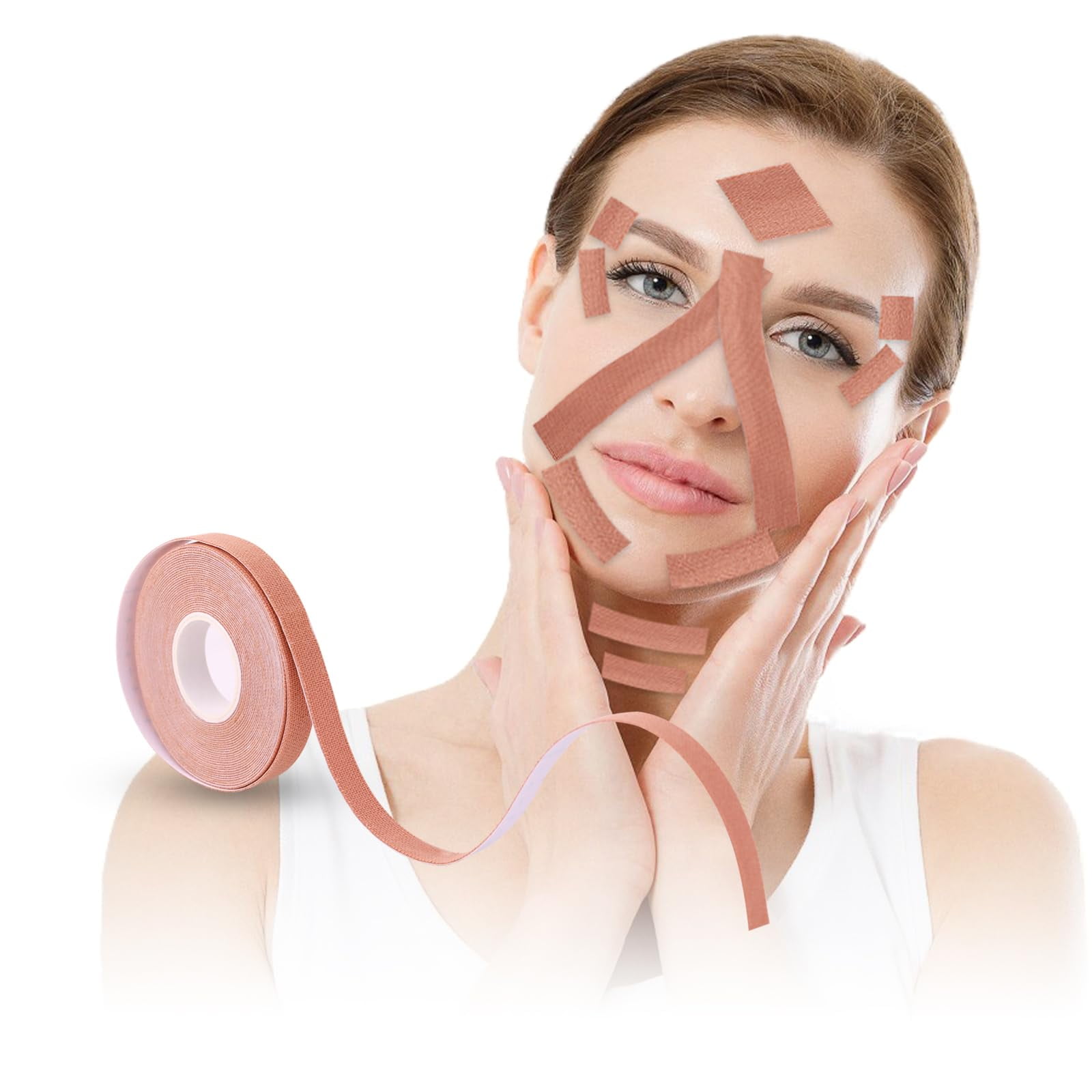 WXYISIVEN 1 Roll Instant MSF2 Face Lift Tape, Facial Patch for Wrinkles ...