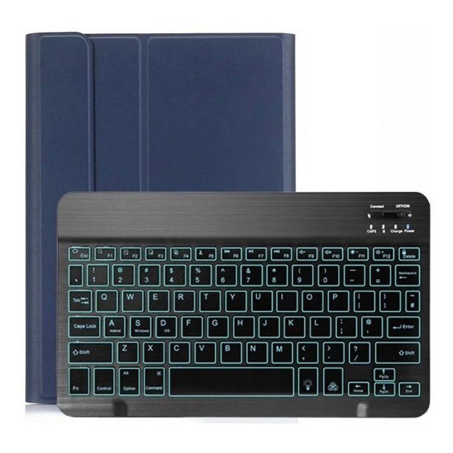 WYBLJ Case For iPad Mini4/5 withBluetooth Backlit Keyboard- Slim ...