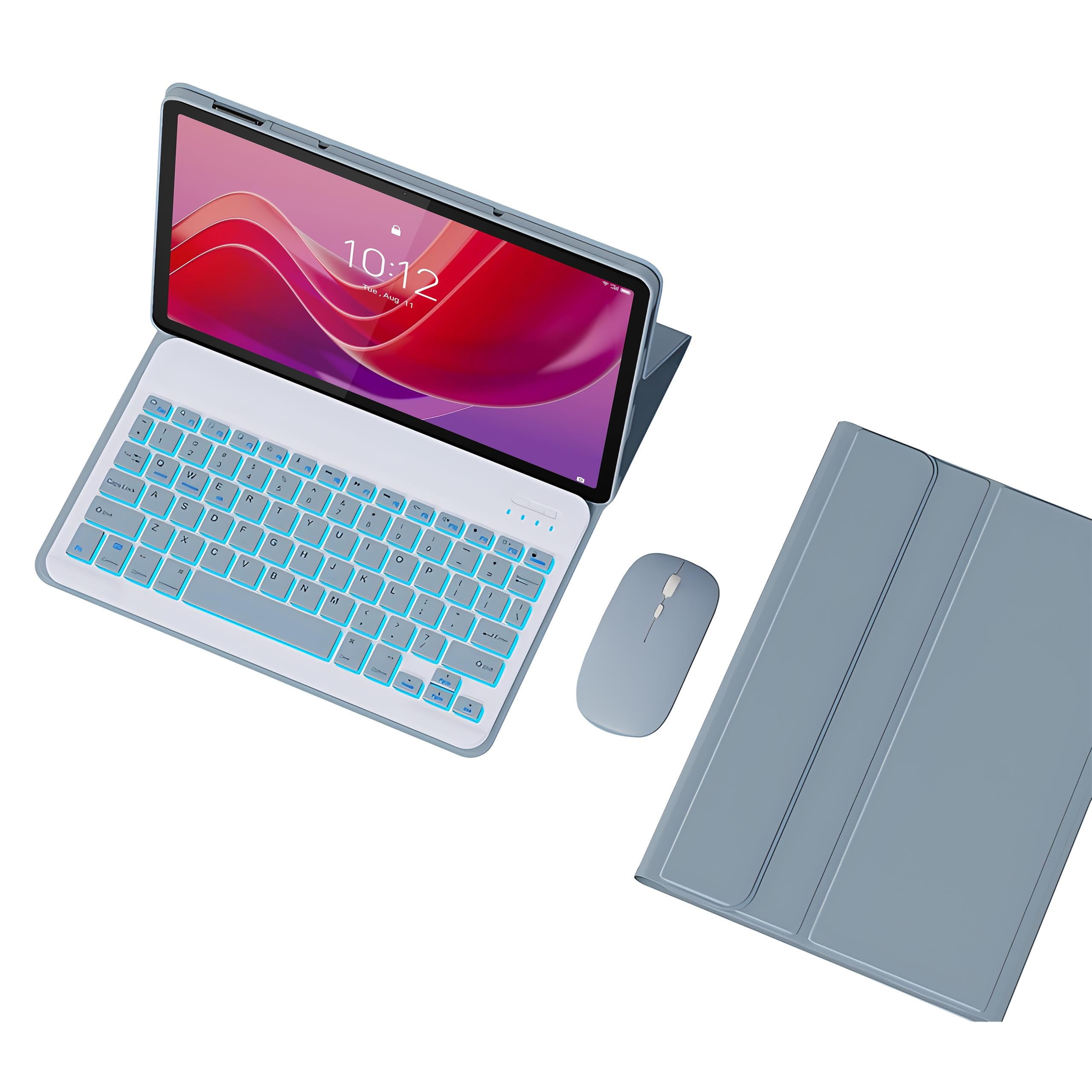 WYBLJ Compatible with Lenovo Tab M11 2024 Keyboard Case - 11-inch ...